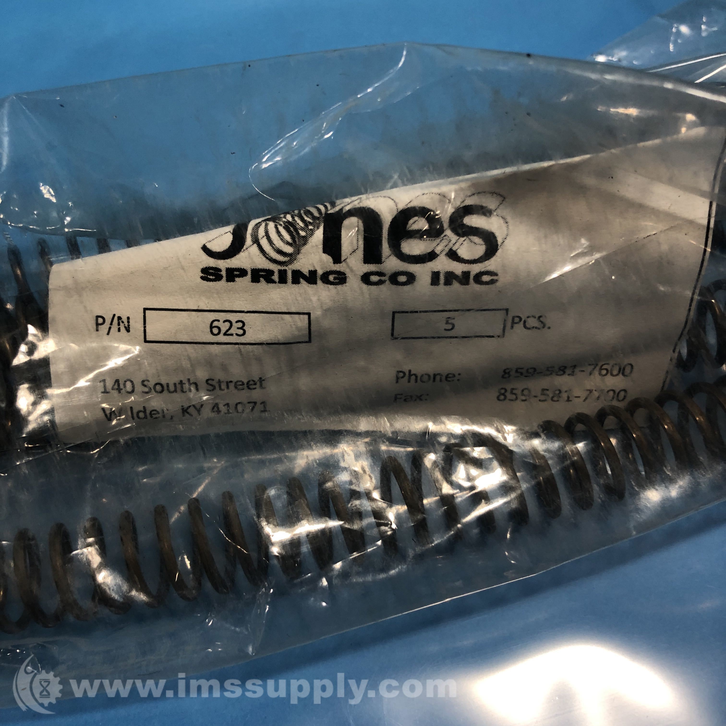 Jones Spring Company 623 Compression Spring Pack of 5 - IMS Supply