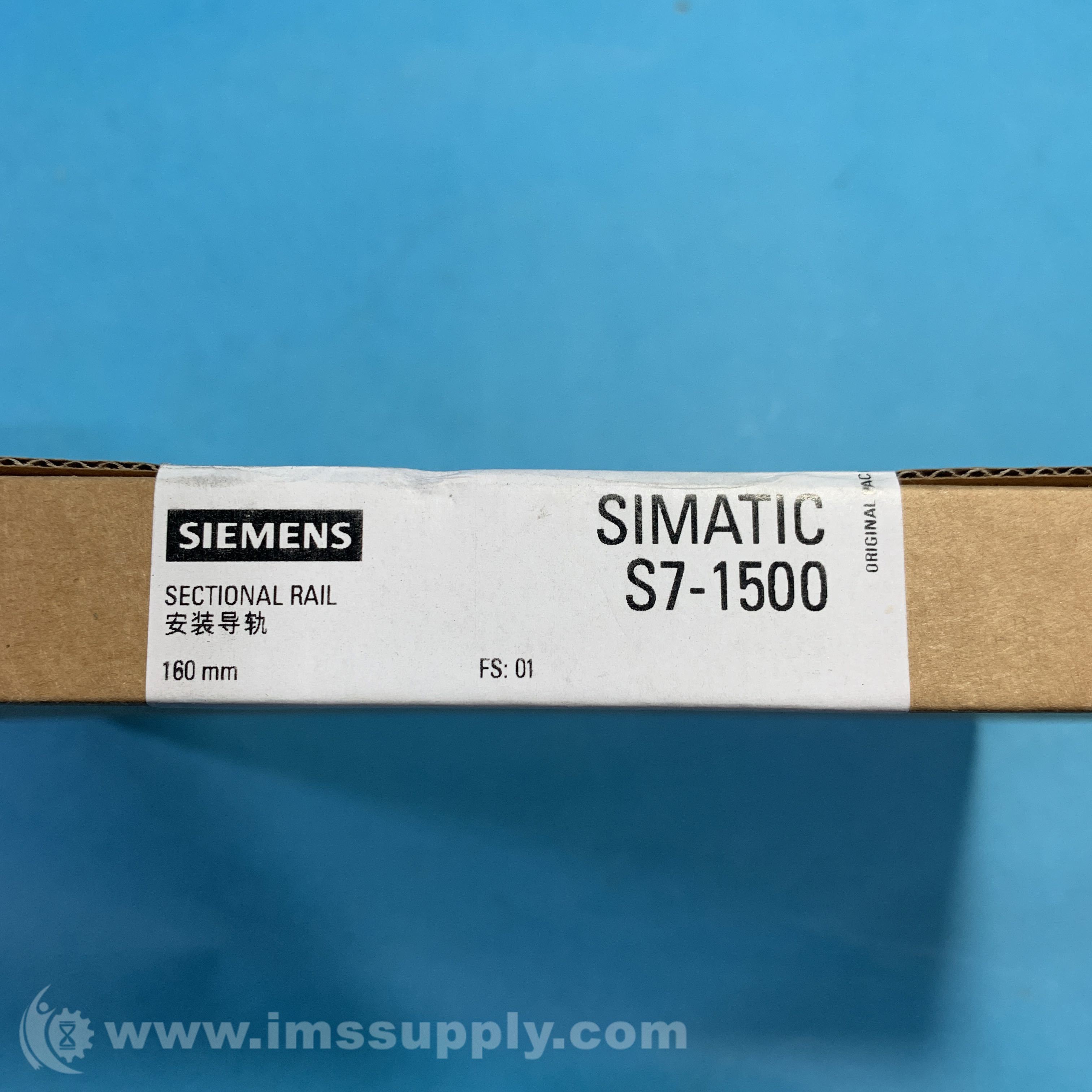 Siemens 6ES7 590-1AB60-0AA0 SIMATIC S7-1500, Mounting Rail 160 MM - IMS ...