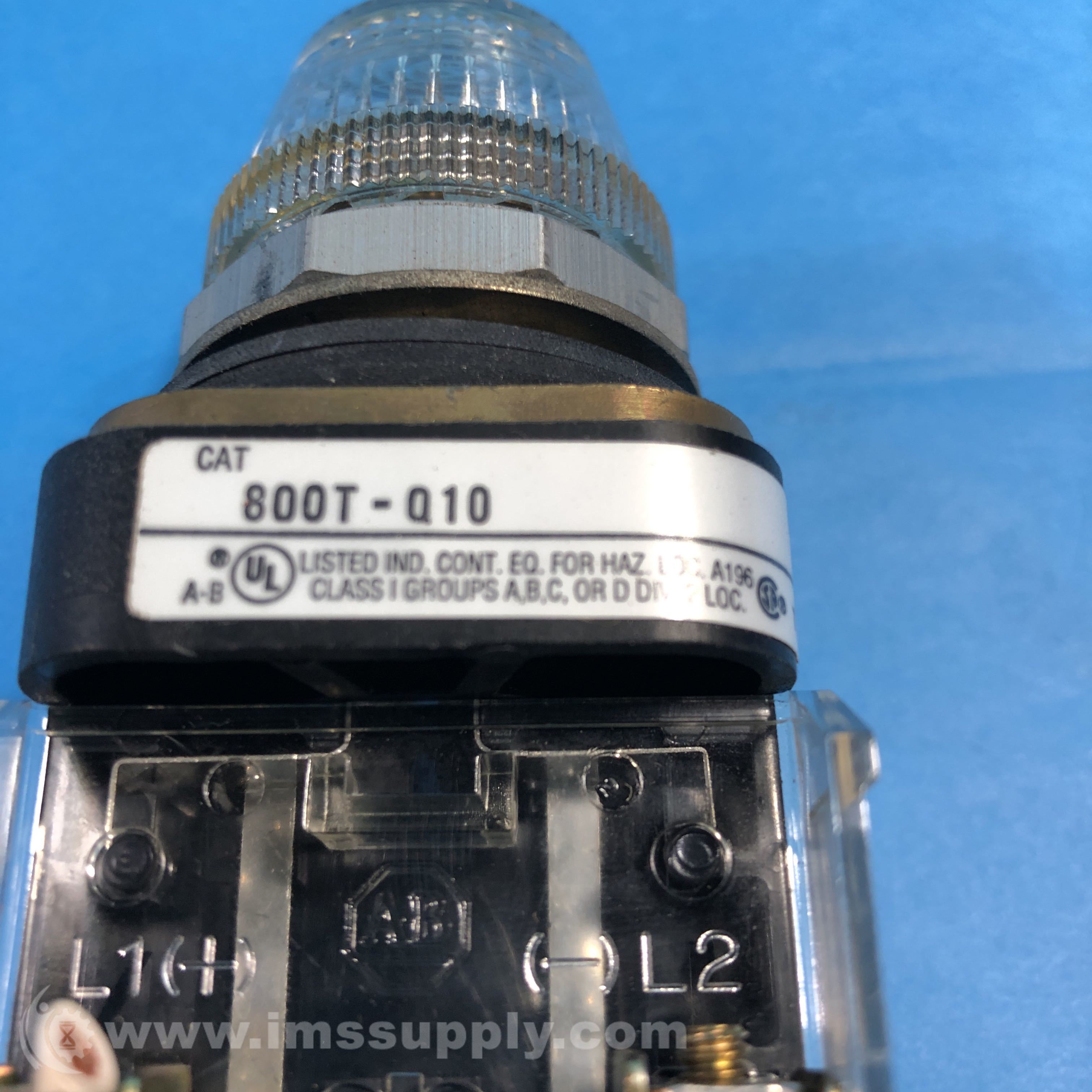 Allen Bradley 800T-Q10 Clear Pilot Light - IMS Supply