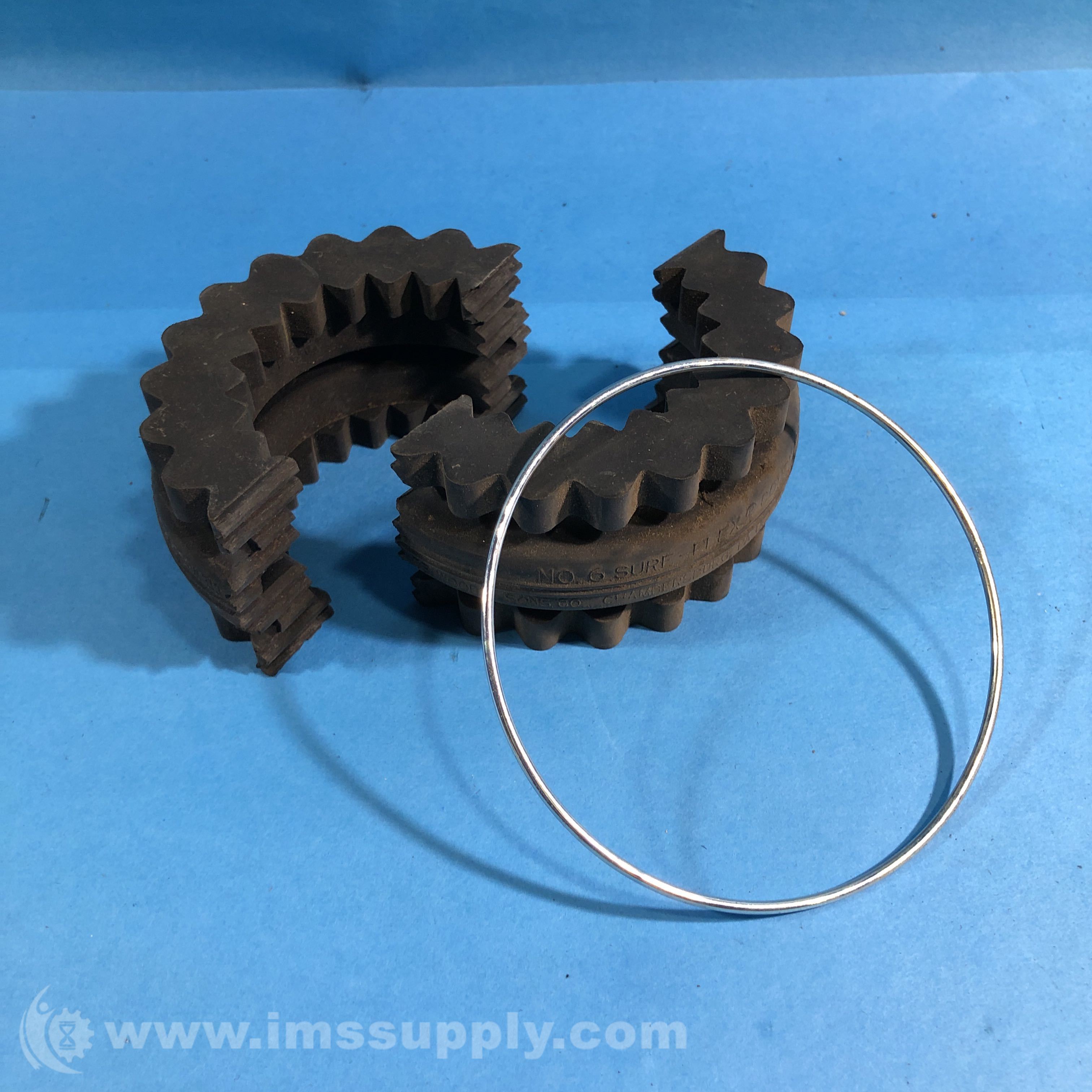 Woods 6 Sure-Flex Sleeve Coupling Insert, 6E, EPDM Rubber - IMS Supply