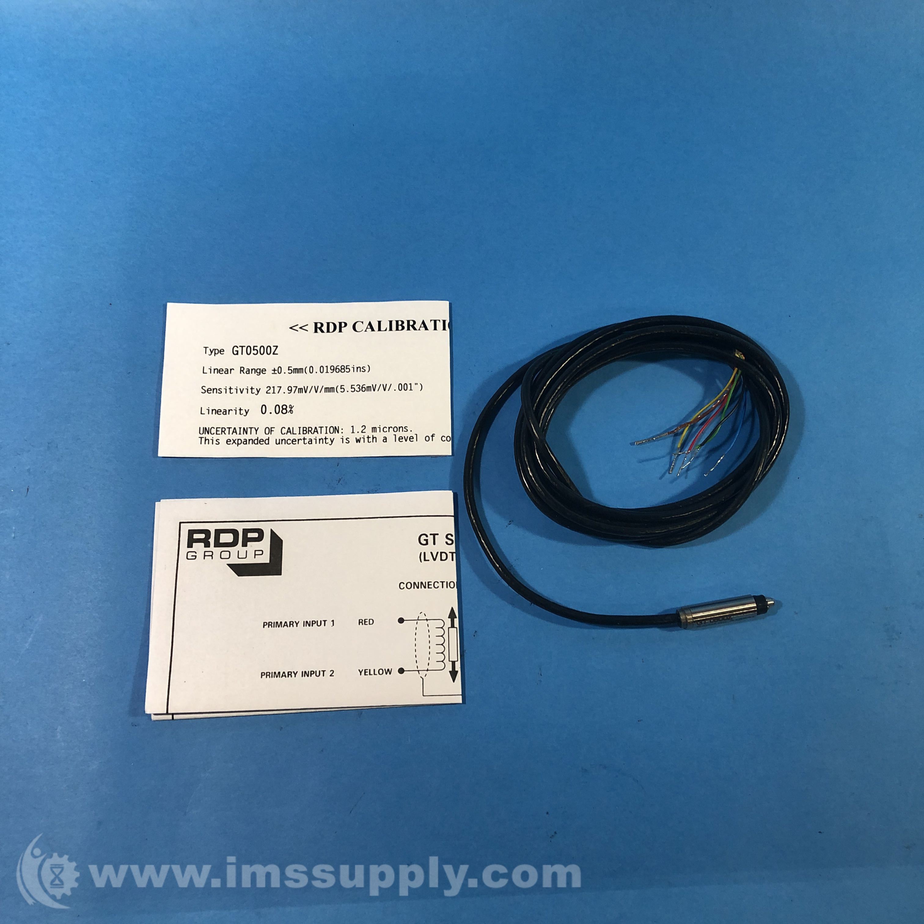 RDP Electronics GT0500Z Displacement Transducer - IMS Supply