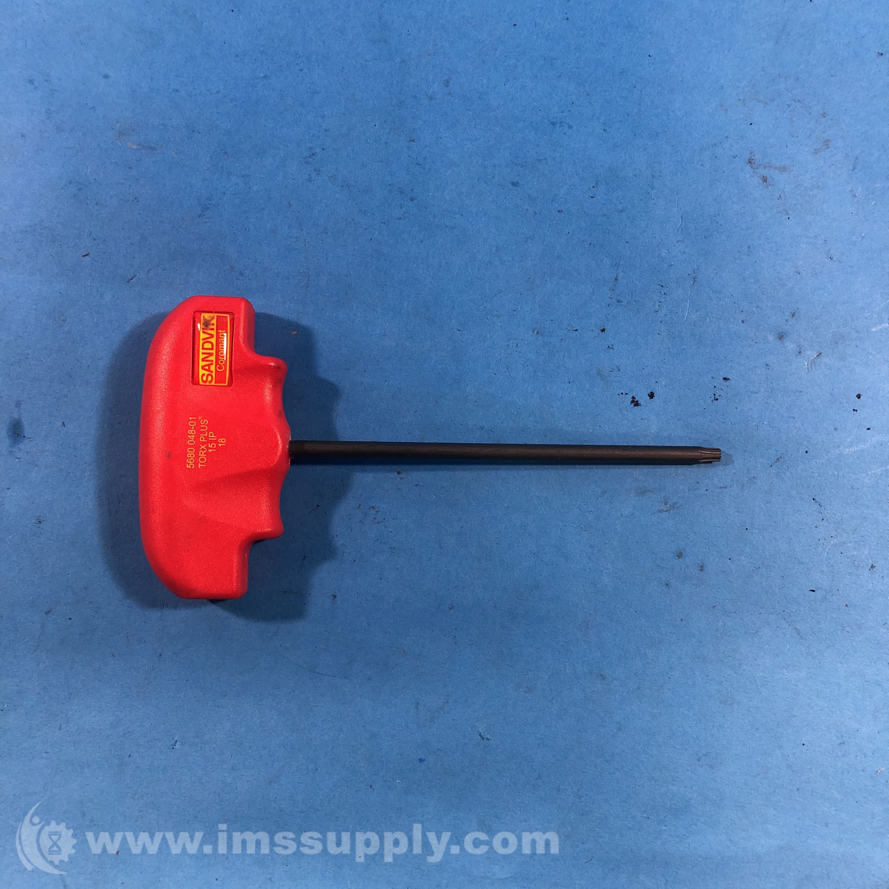 Sandvik 5680-048-01 TORX PLUS 15 IP T-handle Key - IMS Supply
