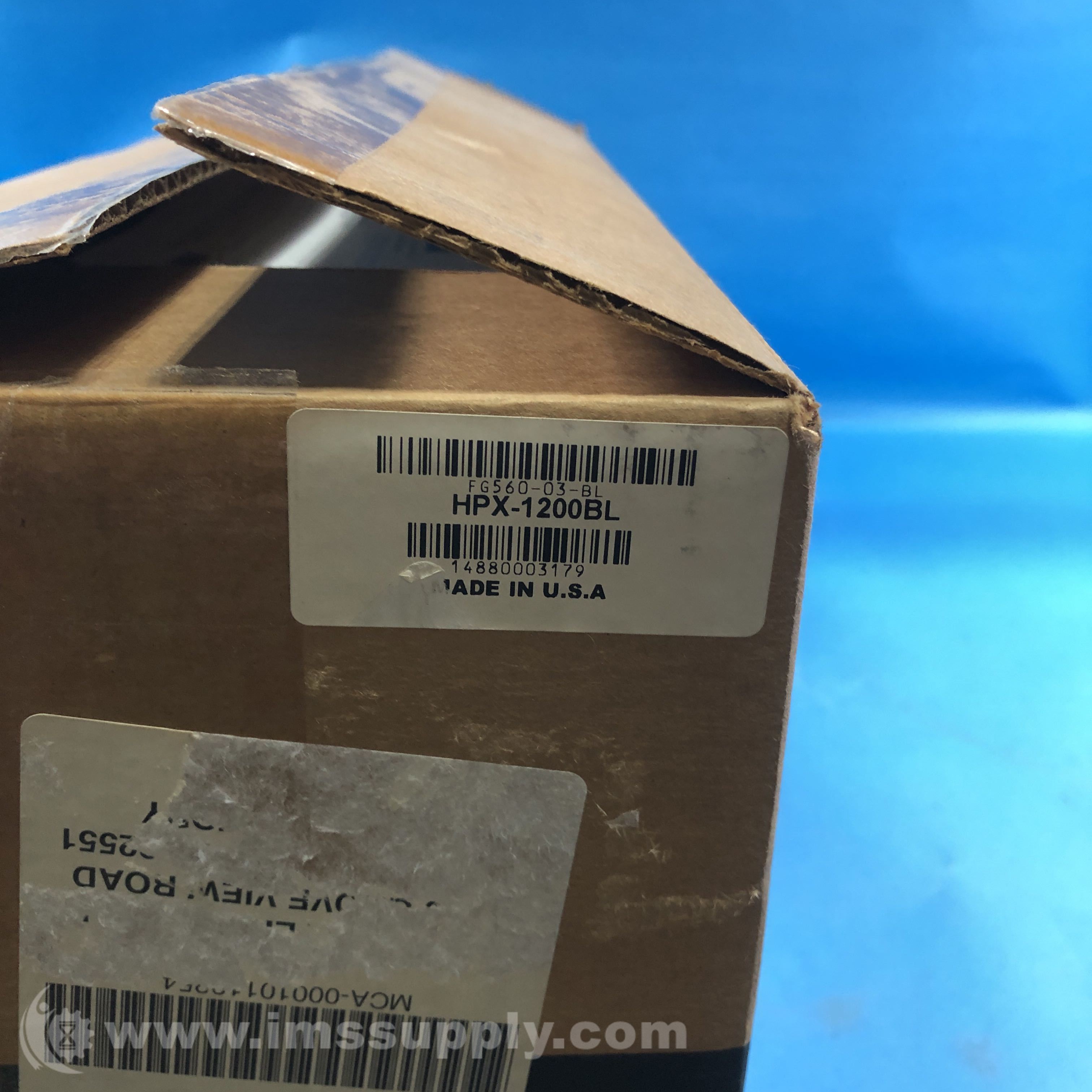 AMX HPX-1200-BL Hydraport 12 Module Table Trough Modular Box - IMS Supply