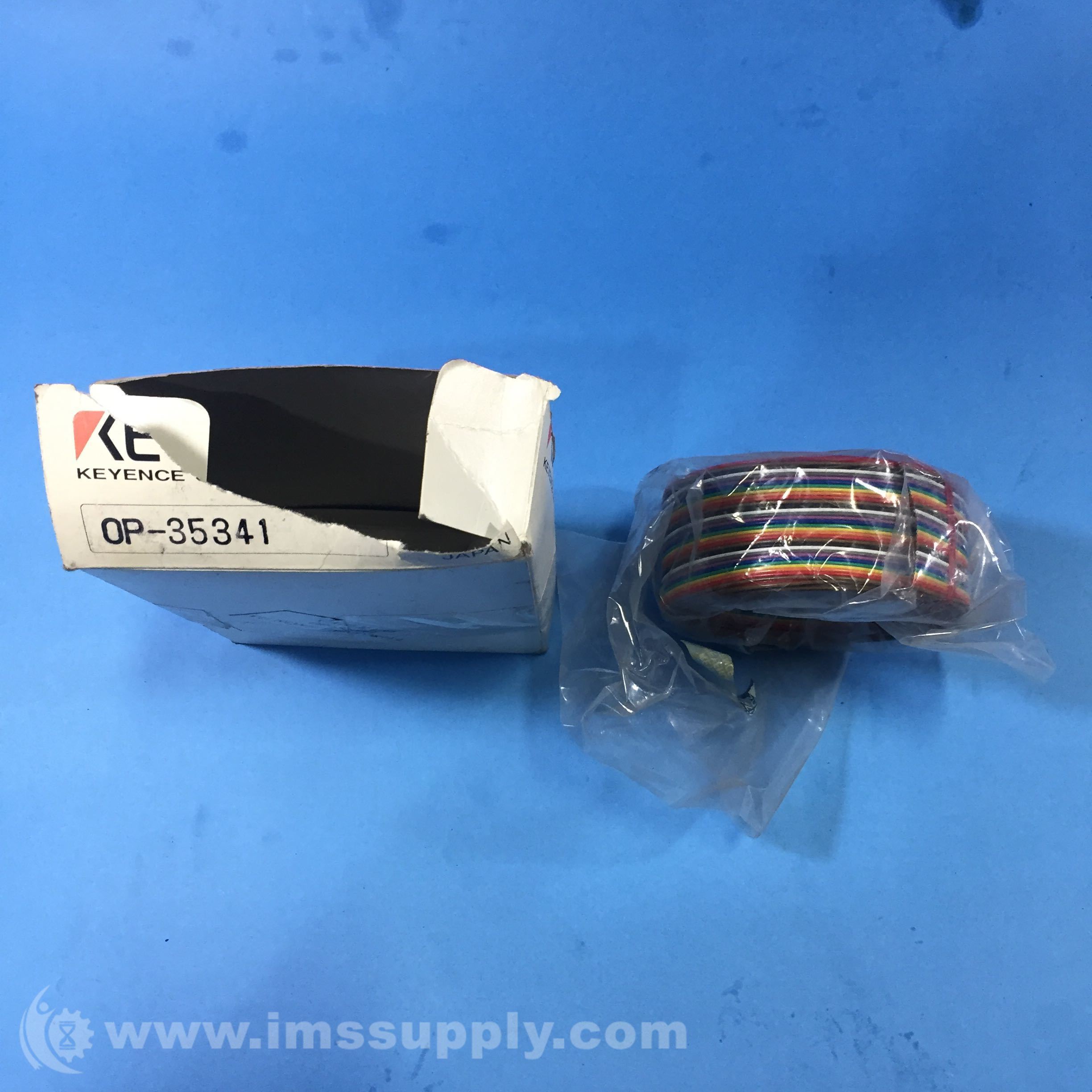 Keyence OP-35341 I/O cable for the CV500/700 Series - IMS Supply