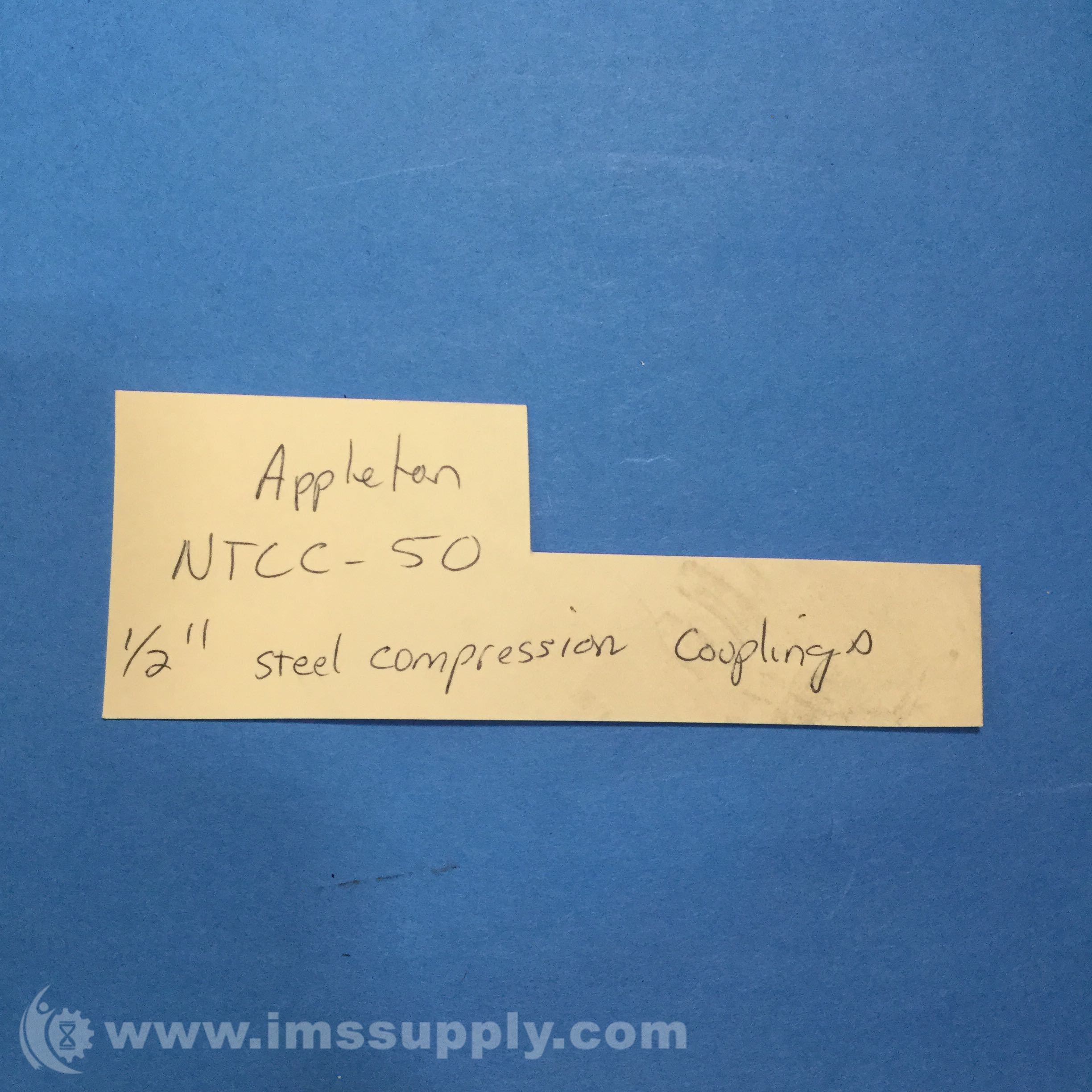 Appleton NTCC-50 1/2 Inch Threadless Conduit Coupling - IMS Supply
