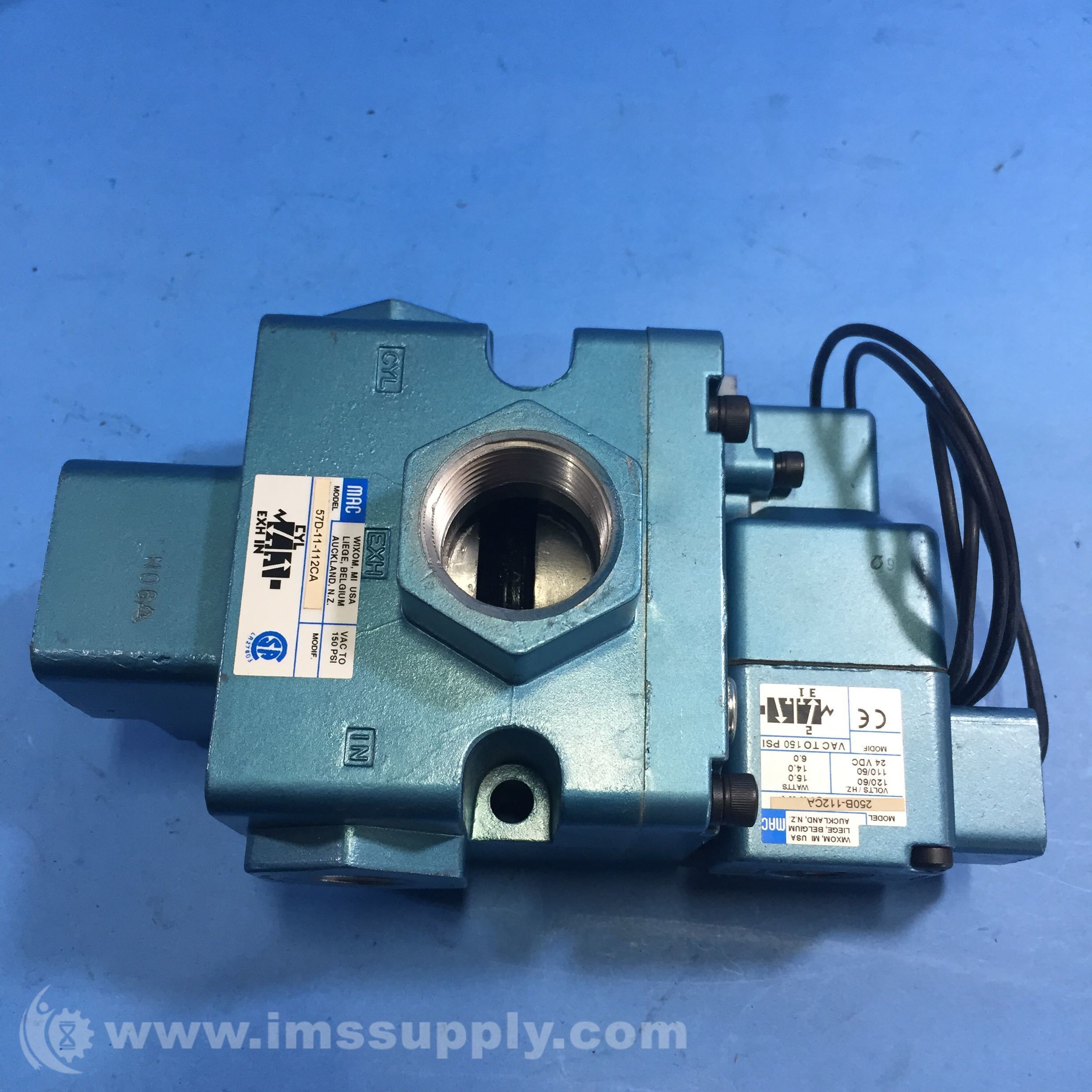 MAC 57D-11-112CA 57 Series, 3-Way Balanced Spool Valve - IMS Supply