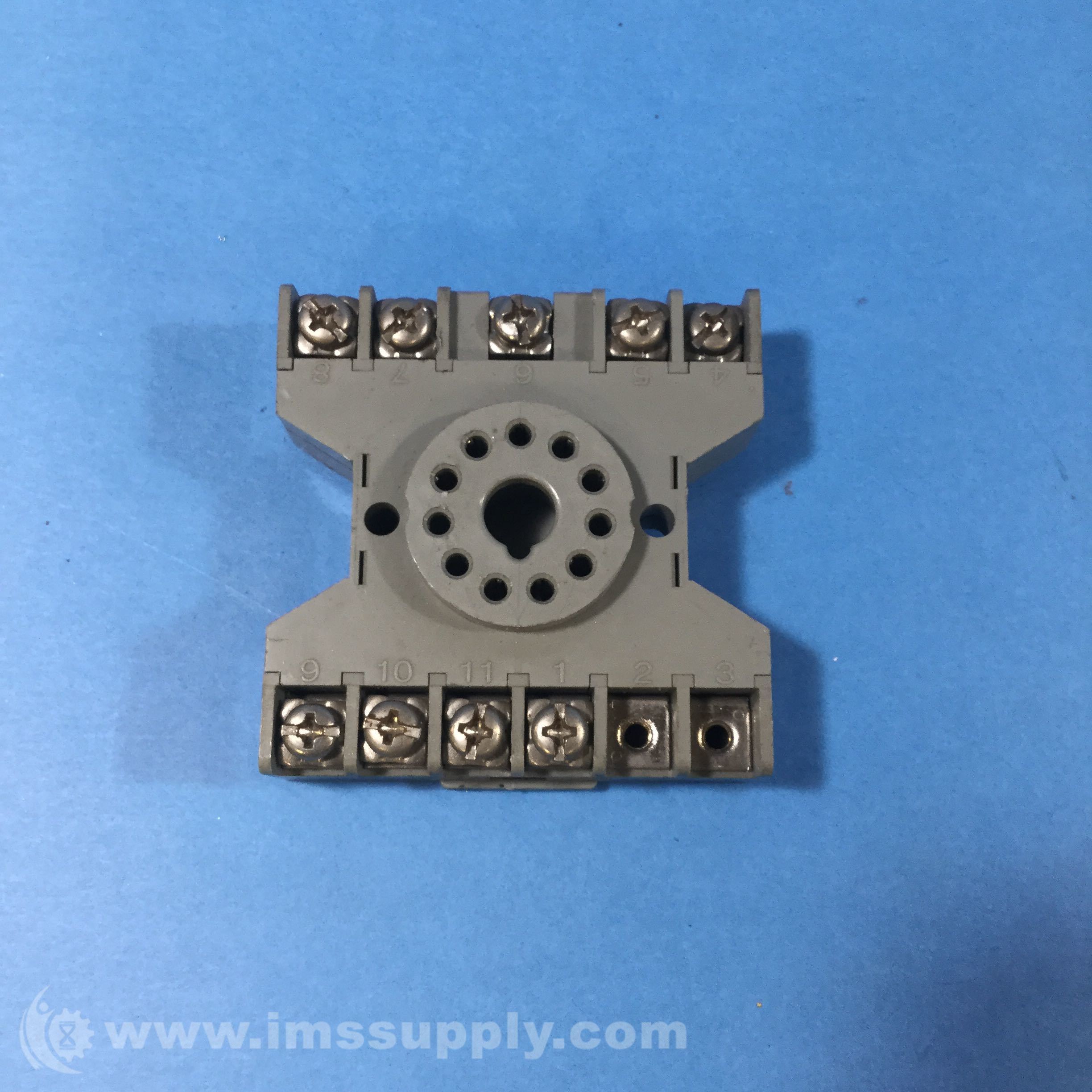 Dayton 6X156E Relay Socket 10AMP 300VAC 11TERMINAL - IMS Supply