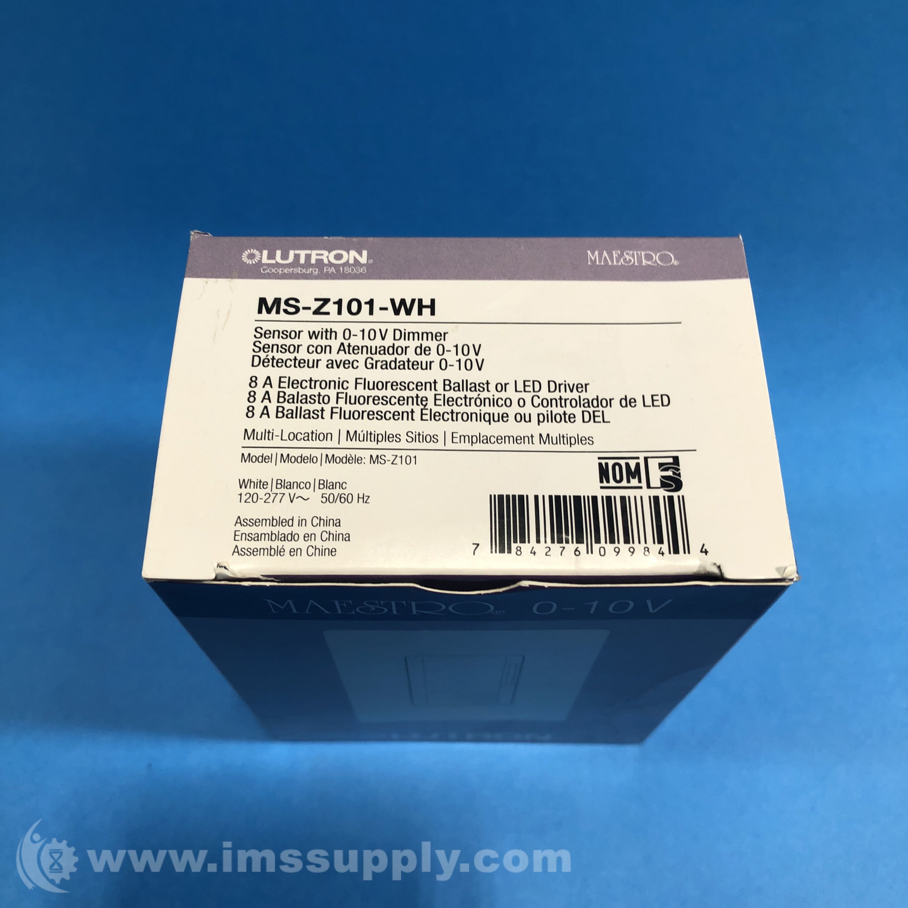 Lutron MS-Z101-WH - IMS Supply