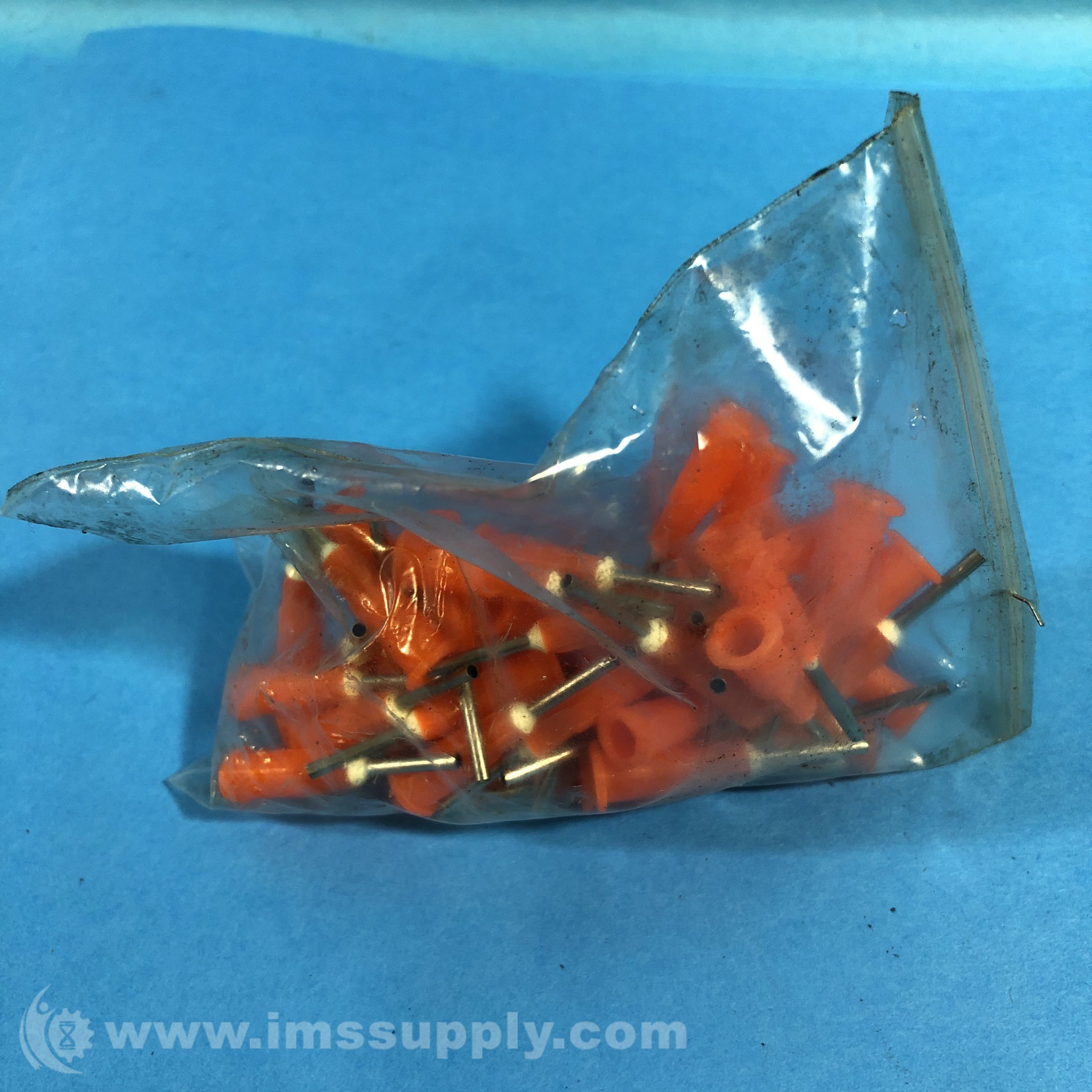 6050-0015 Pack of 50 Orange Tube Insulating Terminals - IMS Supply