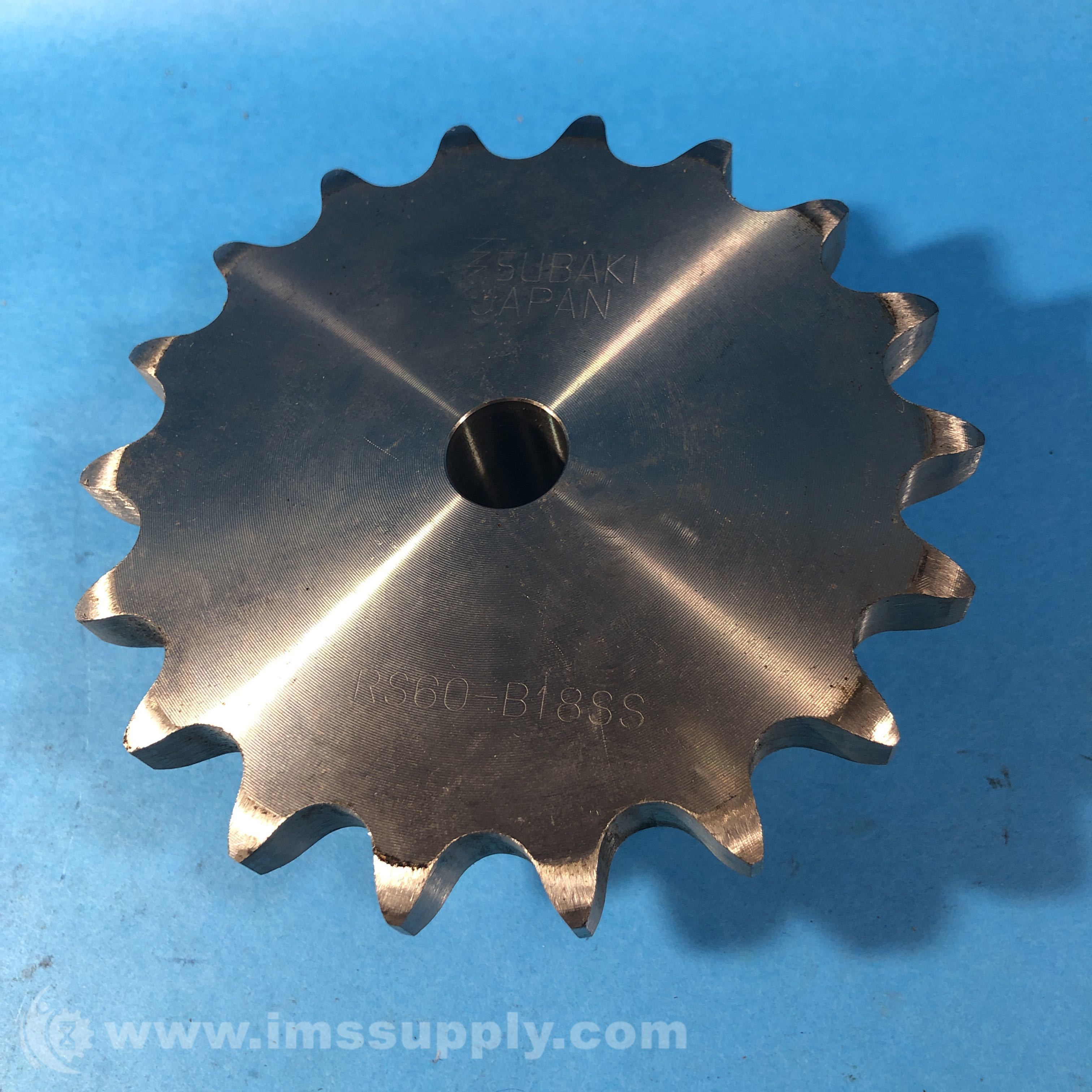 Tsubaki RS60-B18SS Roller Chain Sprocket - IMS Supply