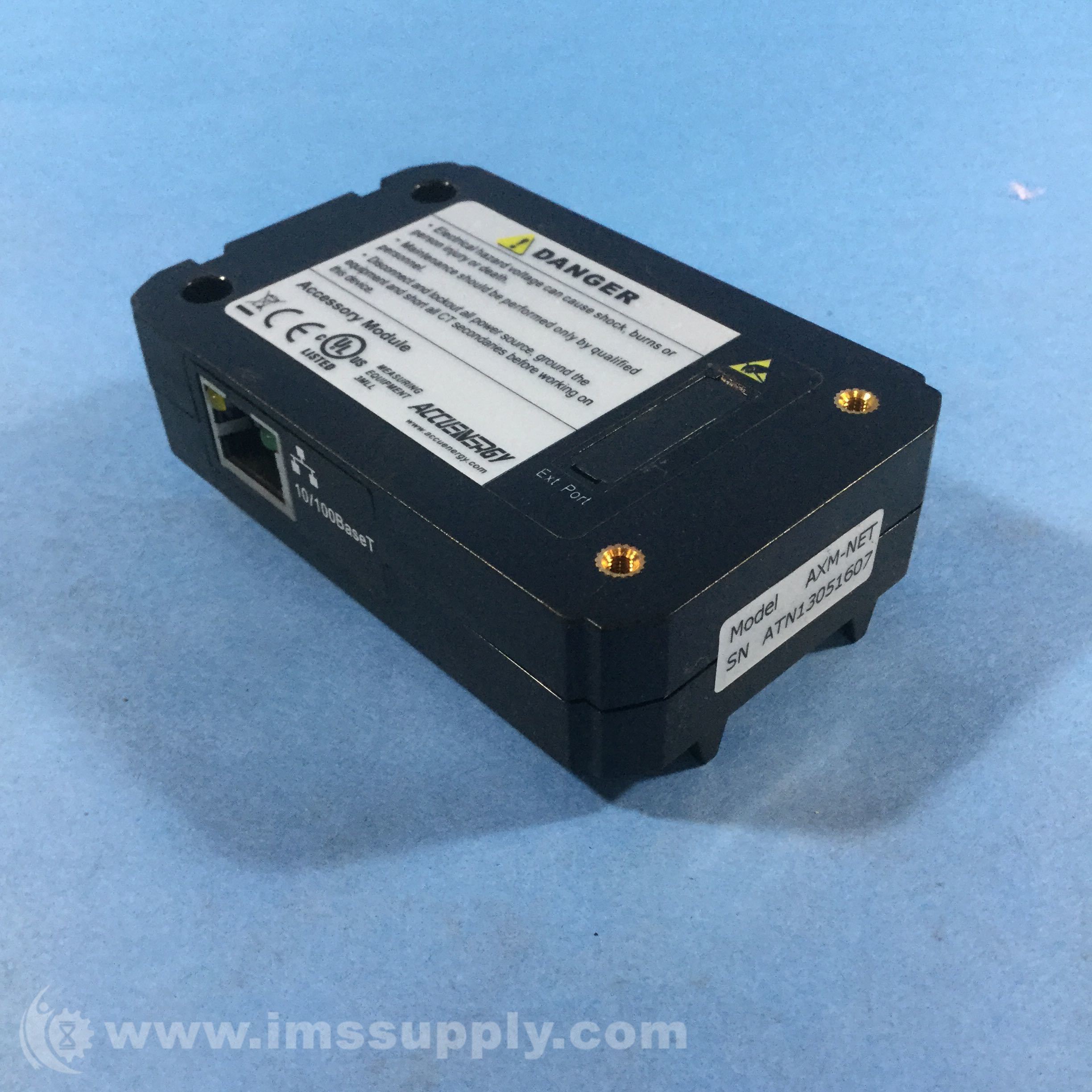 Accuenergy AXM-NET Meter, Modbus TCP/IP Module - IMS Supply