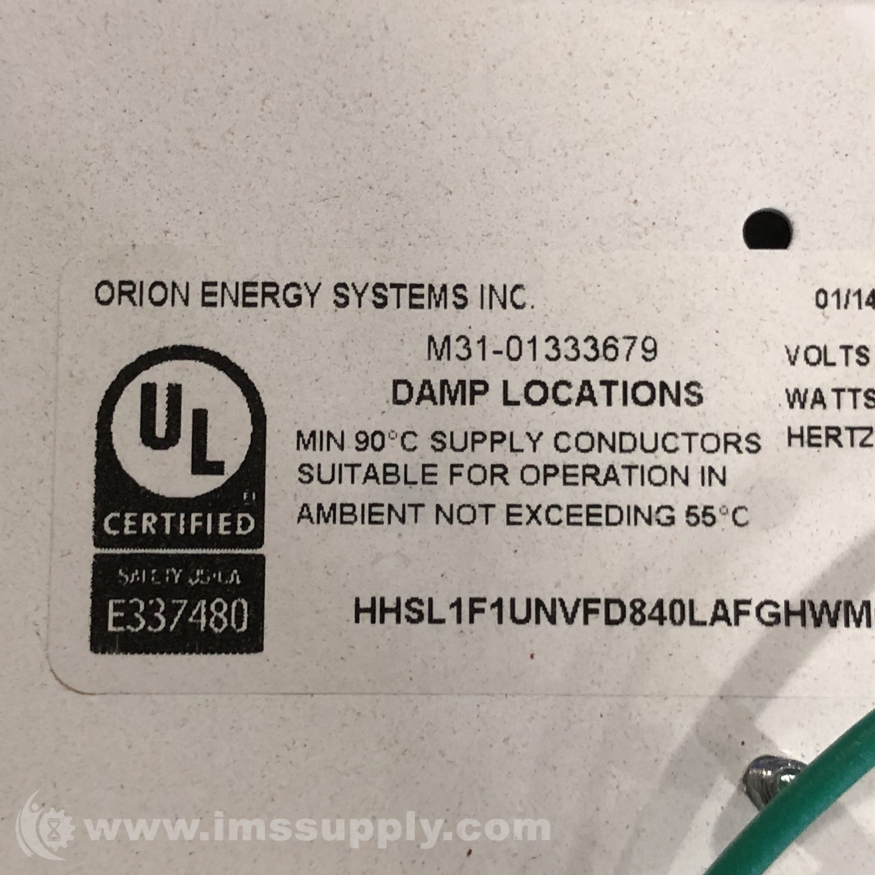 Orion Energy Systems M31-01333679 Lights - IMS Supply
