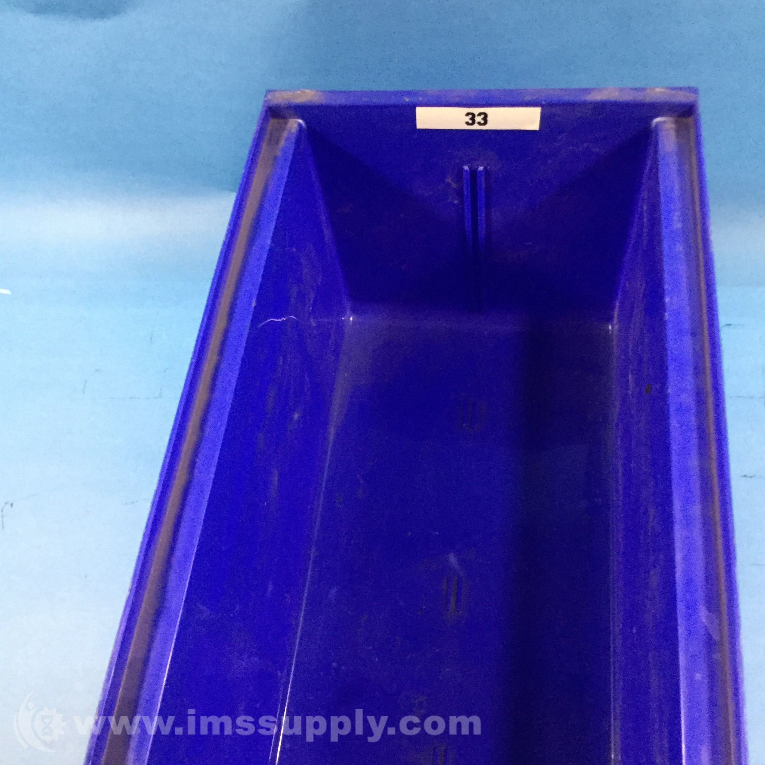 Uline S-12419 Blue Stackable Bin - IMS Supply