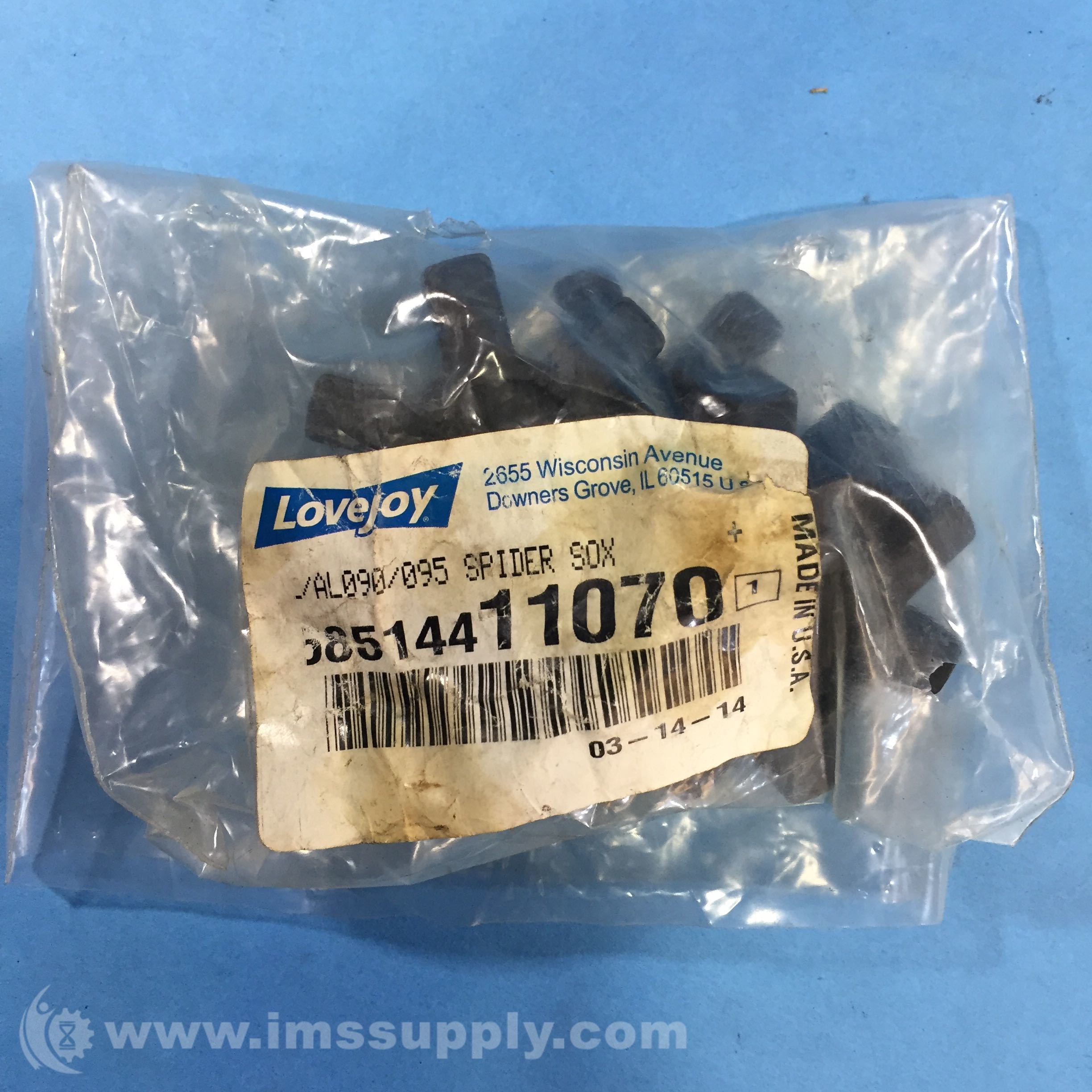 Lovejoy L/AL090/095 SPIDER SOX Bag of 4 Jaw Coupling Spider - IMS Supply