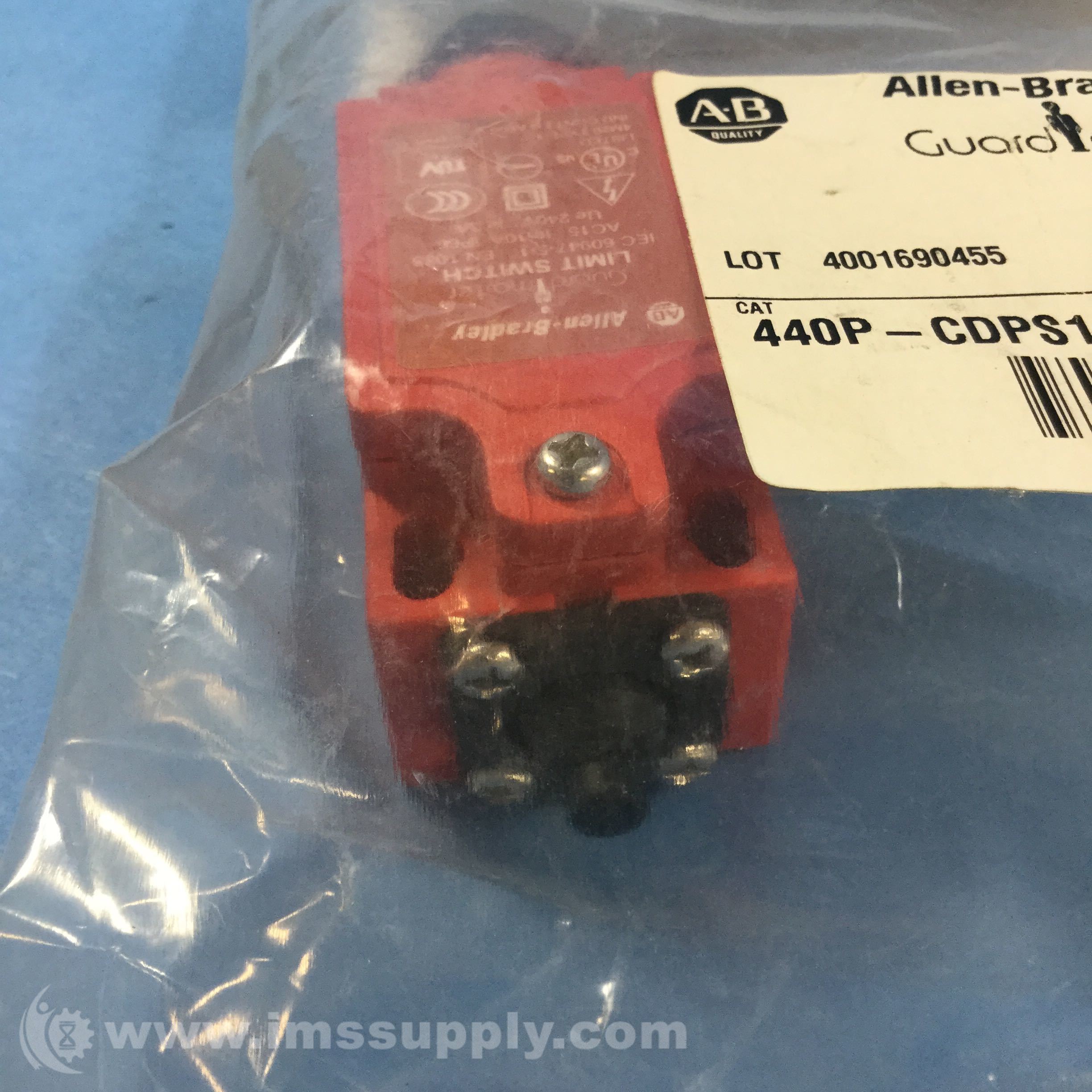 Allen Bradley 440P-CDPS11D4, Safety Limit Switch - IMS Supply