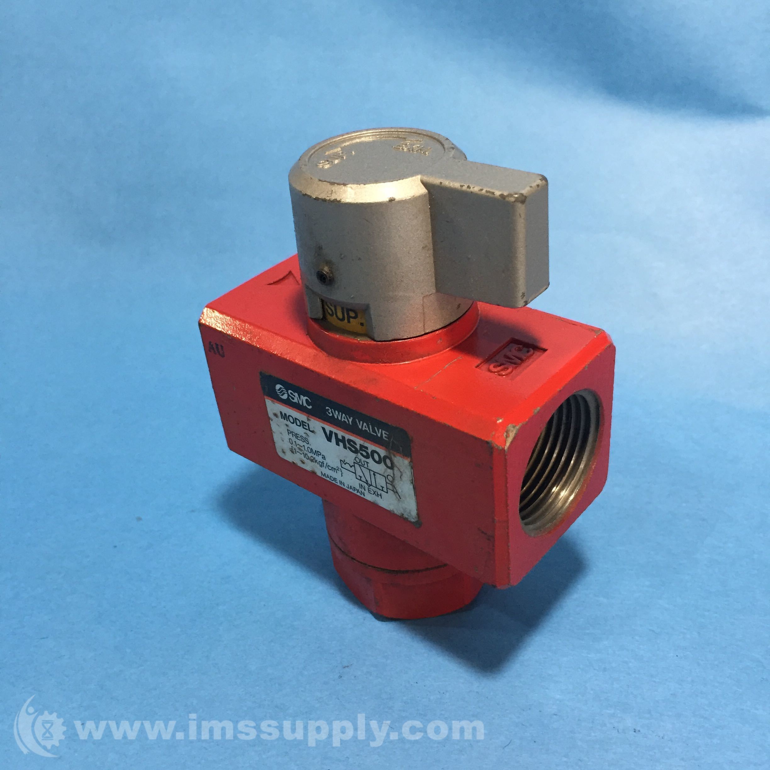 SMC VHS500 3-Way Hand Valve - IMS Supply