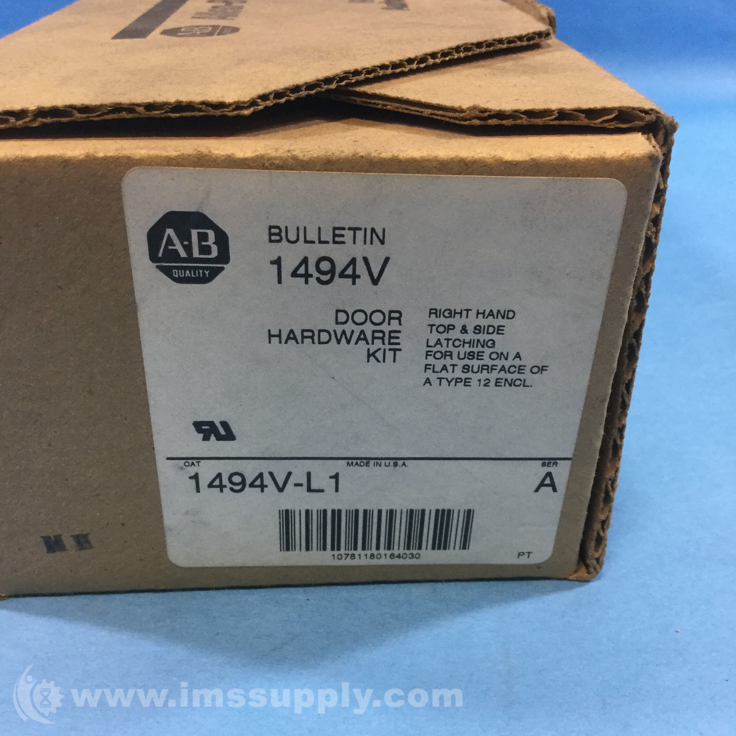 Allen Bradley 1494V-L1 Type 12 Door Hardware Kit, Top And Side - IMS Supply