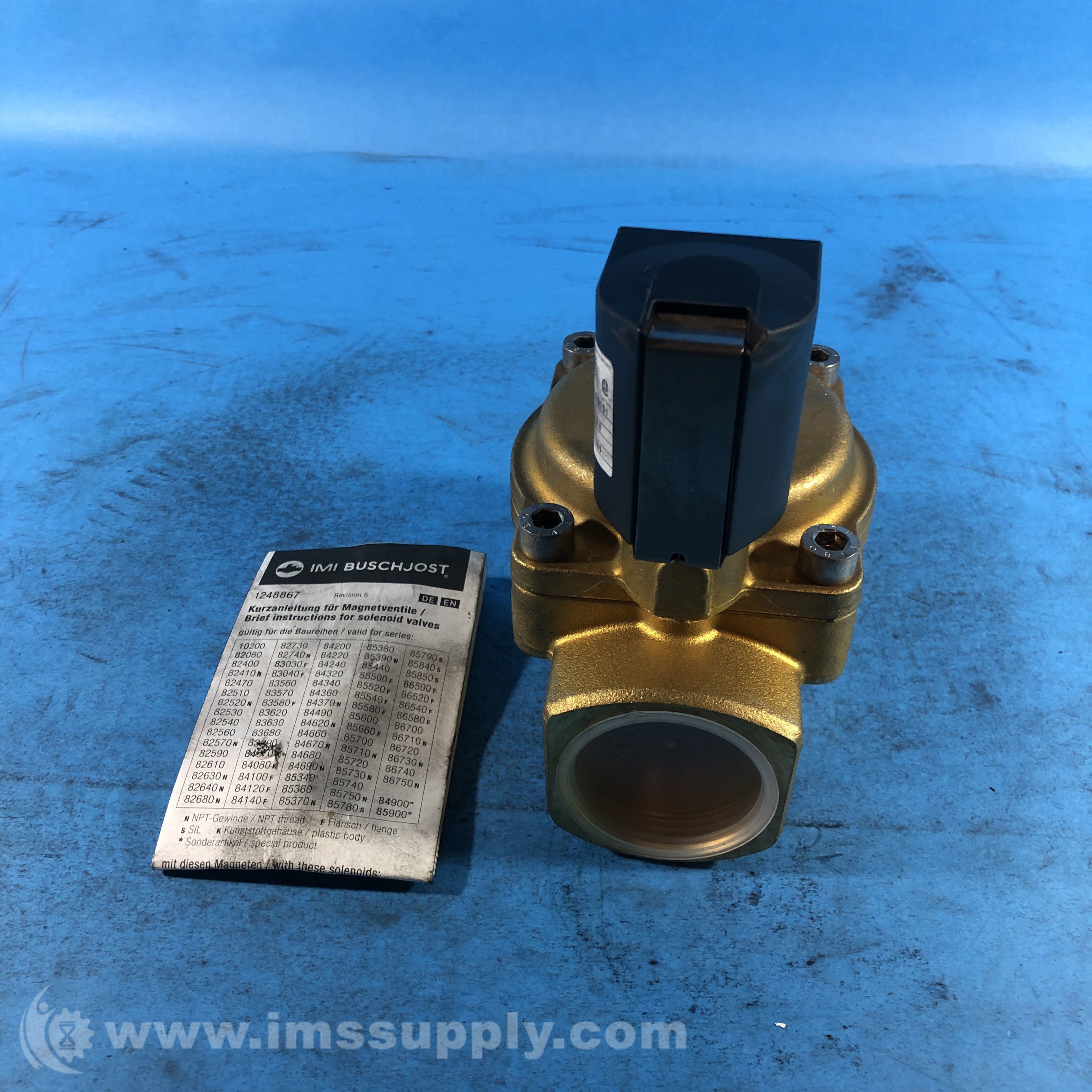 Norgren 8240600.9151 Solenoid Valve Series 82400 - IMS Supply