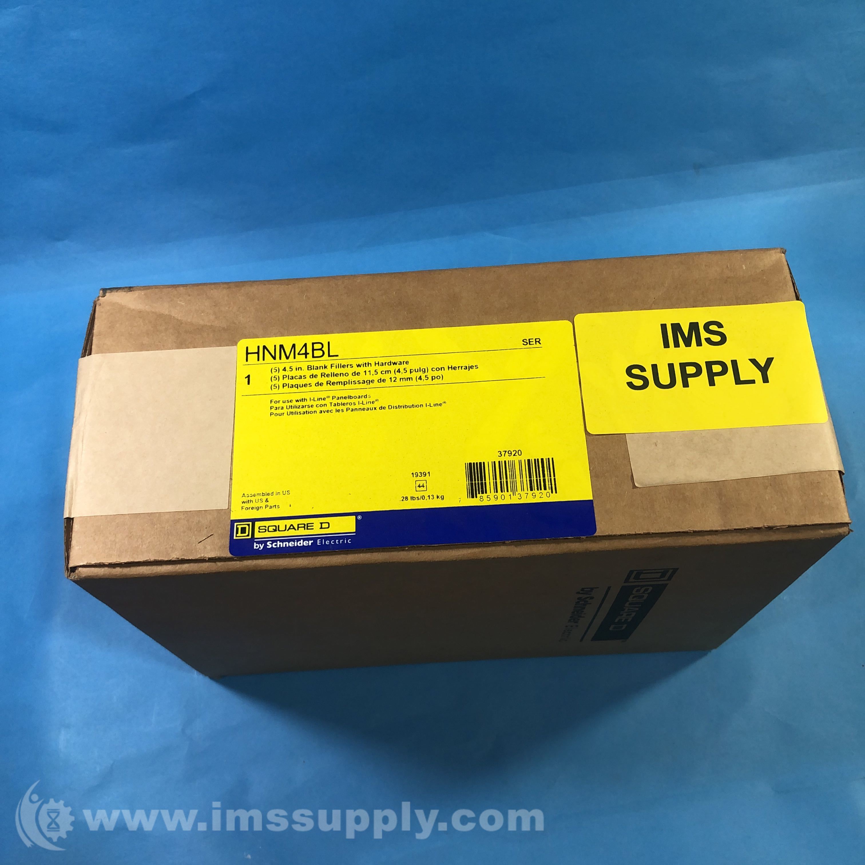 Square D HNM4BL Panelboard 4.5 Filler Blank - IMS Supply