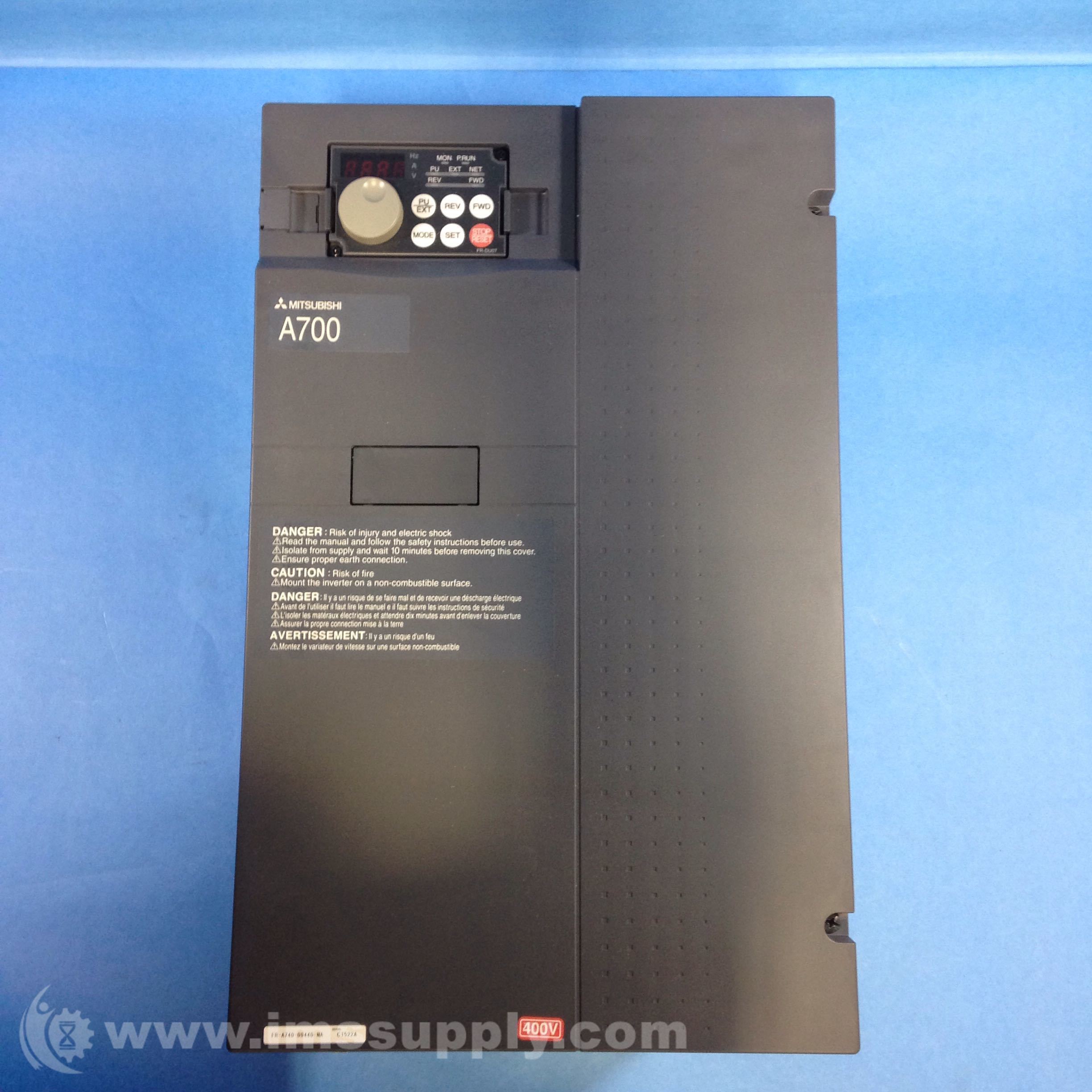 Mitsubishi FR-A740-00440-NA CT Inverter 30HP (ND)25HP (HD) 480V - IMS ...