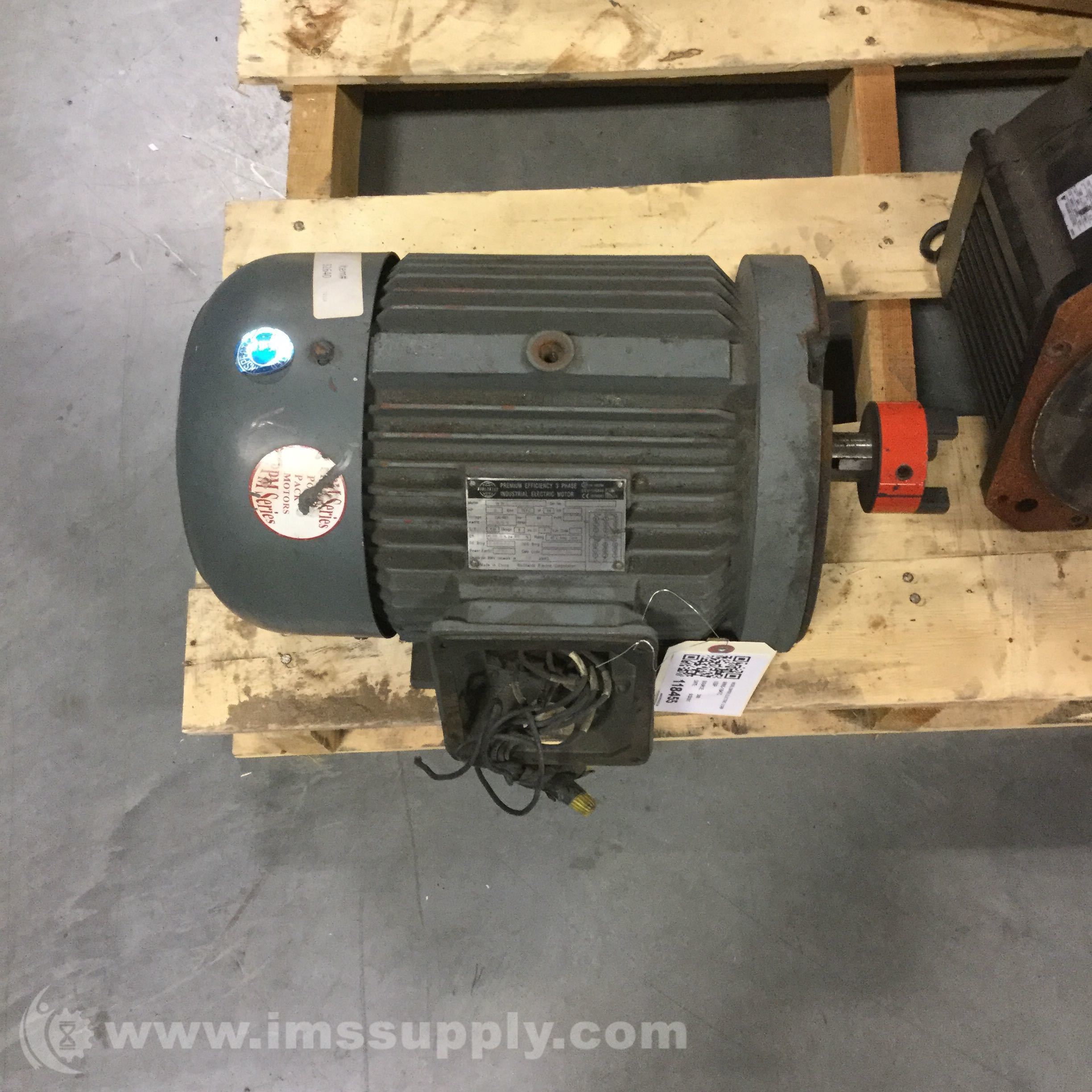 Worldwide Electric Corp. WW5-184TC T-Frame Motor - IMS Supply