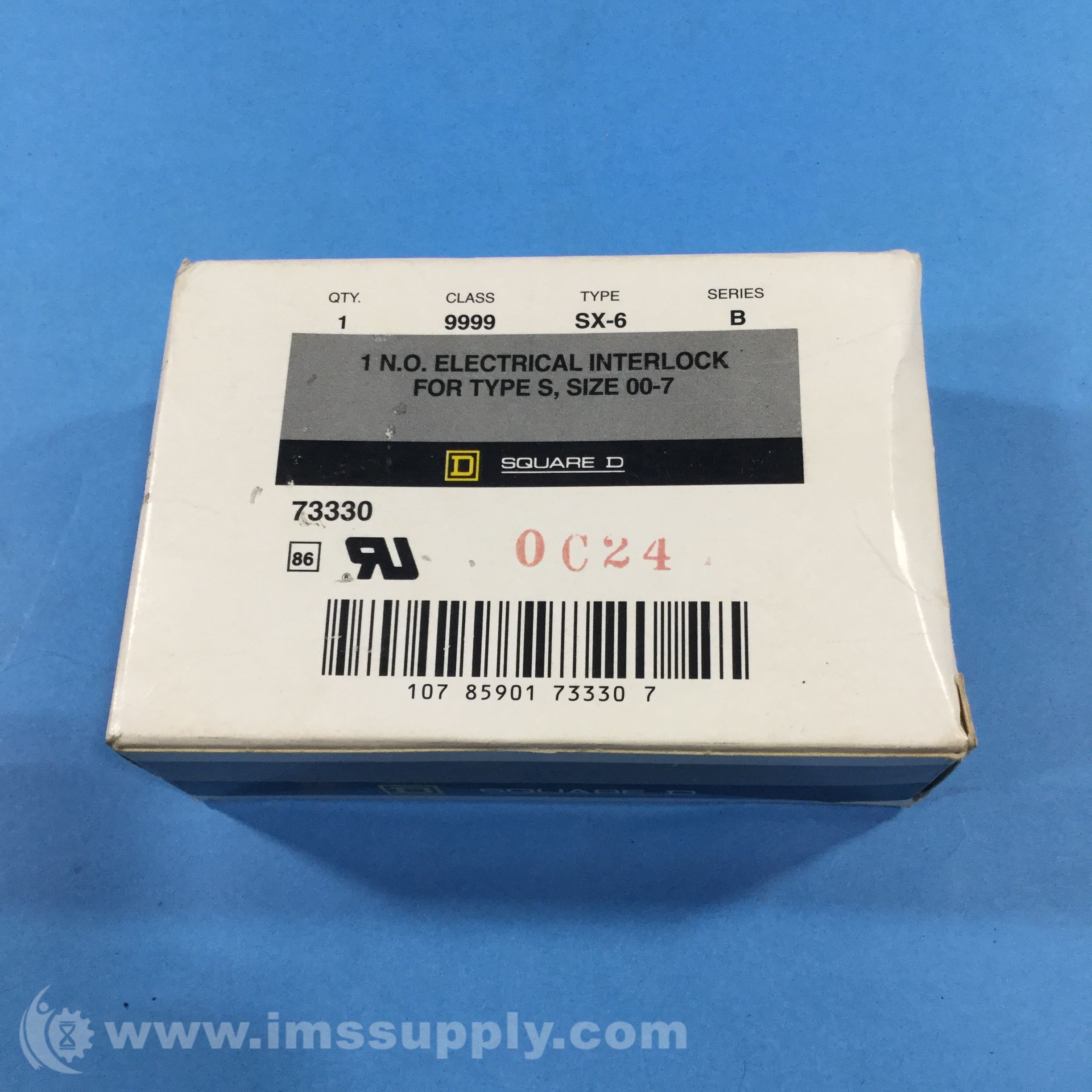 Square D 9999SX-6 Auxiliary Contact Module, Type S, 1 NO Contact - IMS ...