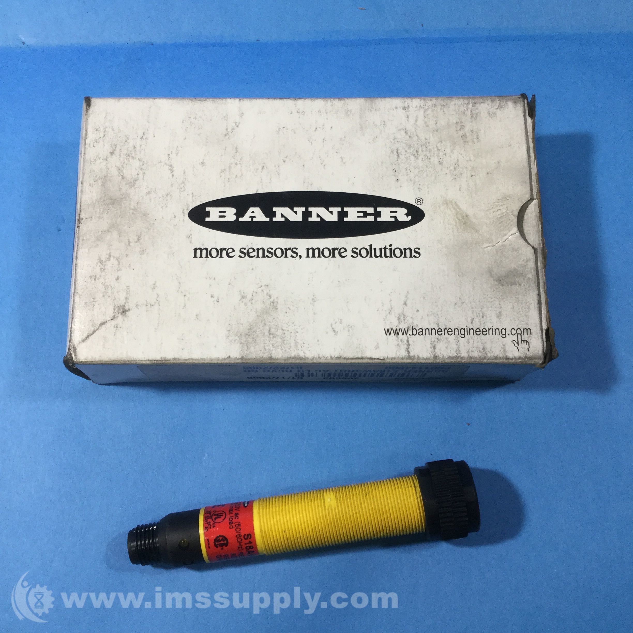 Banner Engineering Corp. S18AW3RQ1 EZ-BEAM S18 Series: Receiver - IMS ...