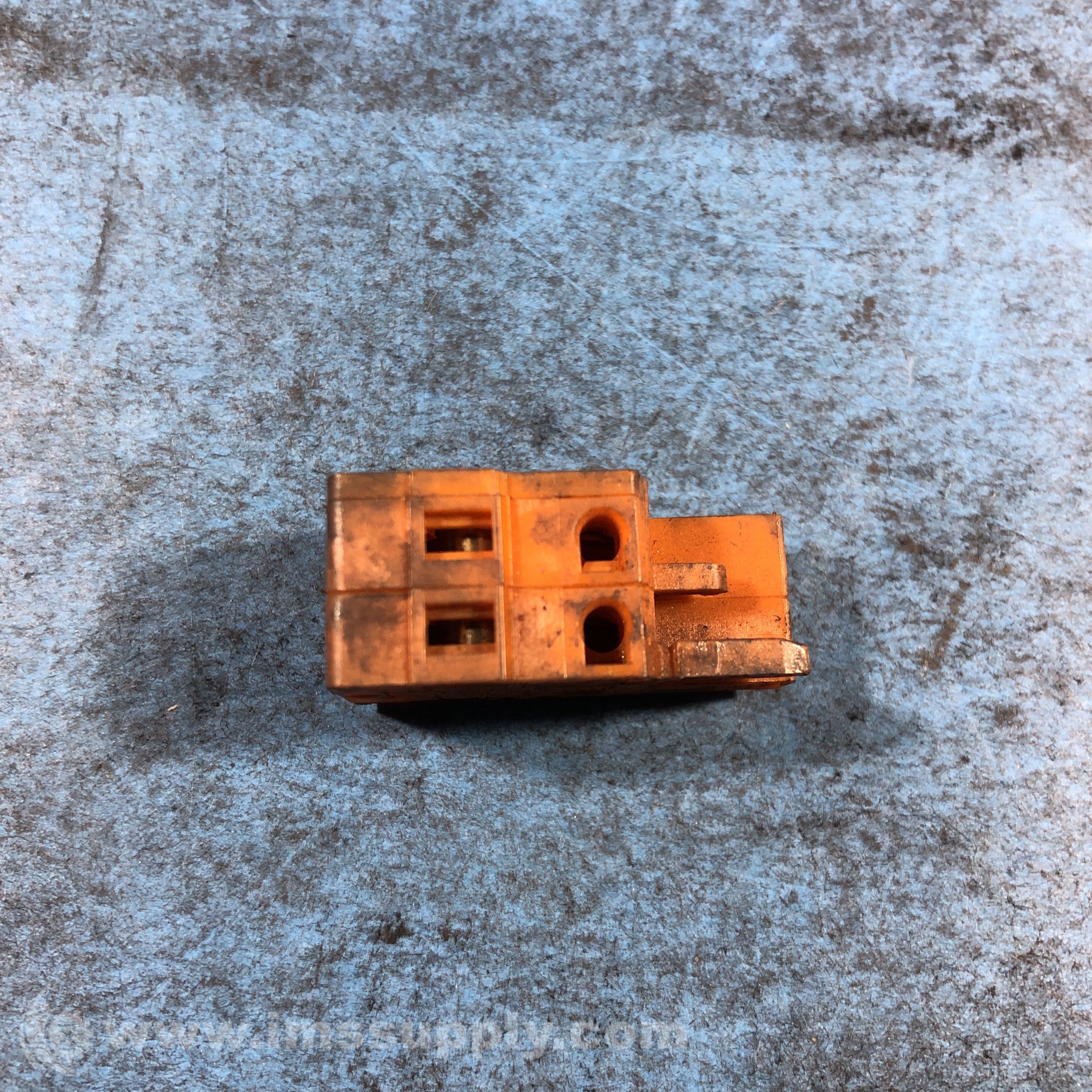 Wago 2-Pole Orange Plug Connector - IMS Supply