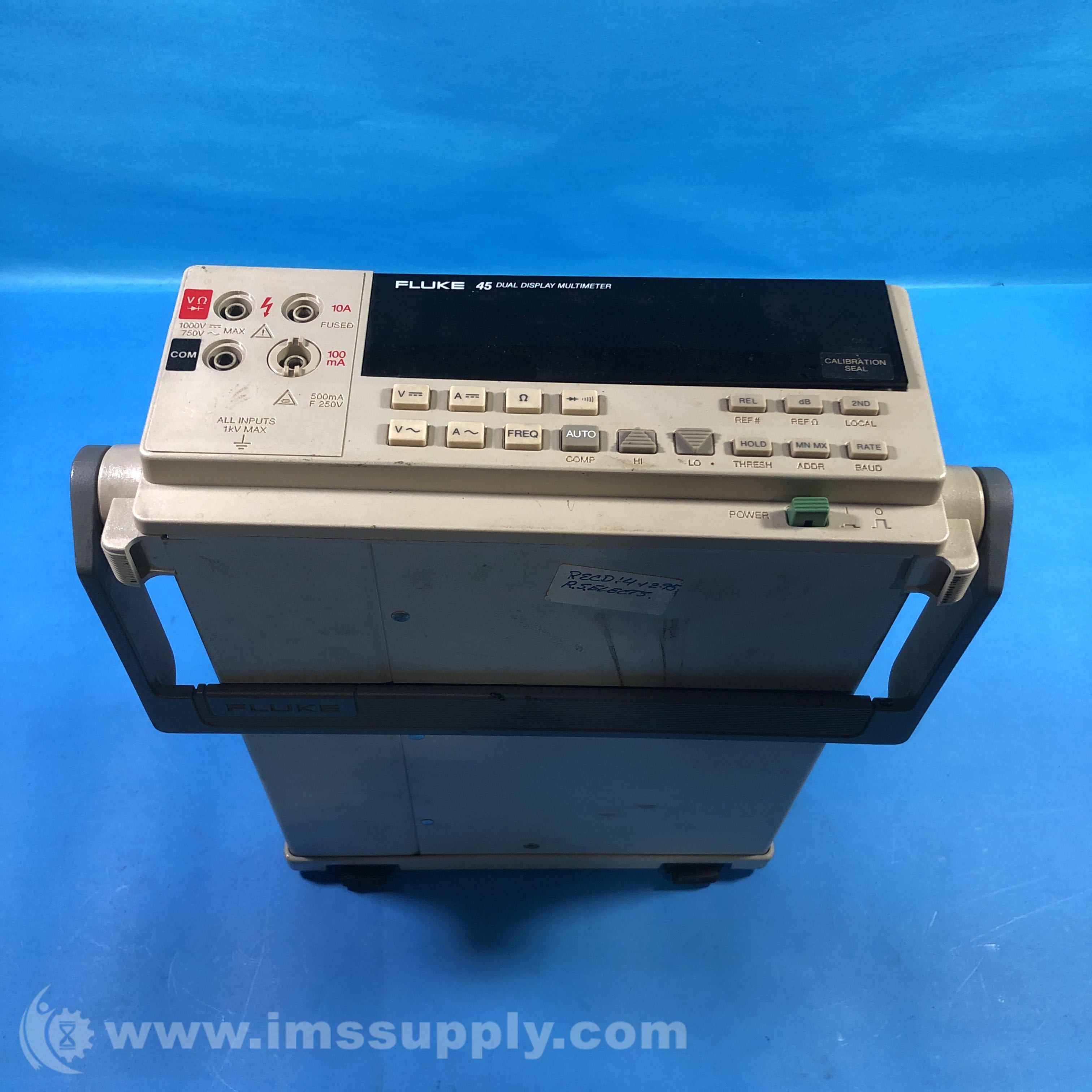Fluke 45 5.5 Digit Dual Display Multimeter - IMS Supply