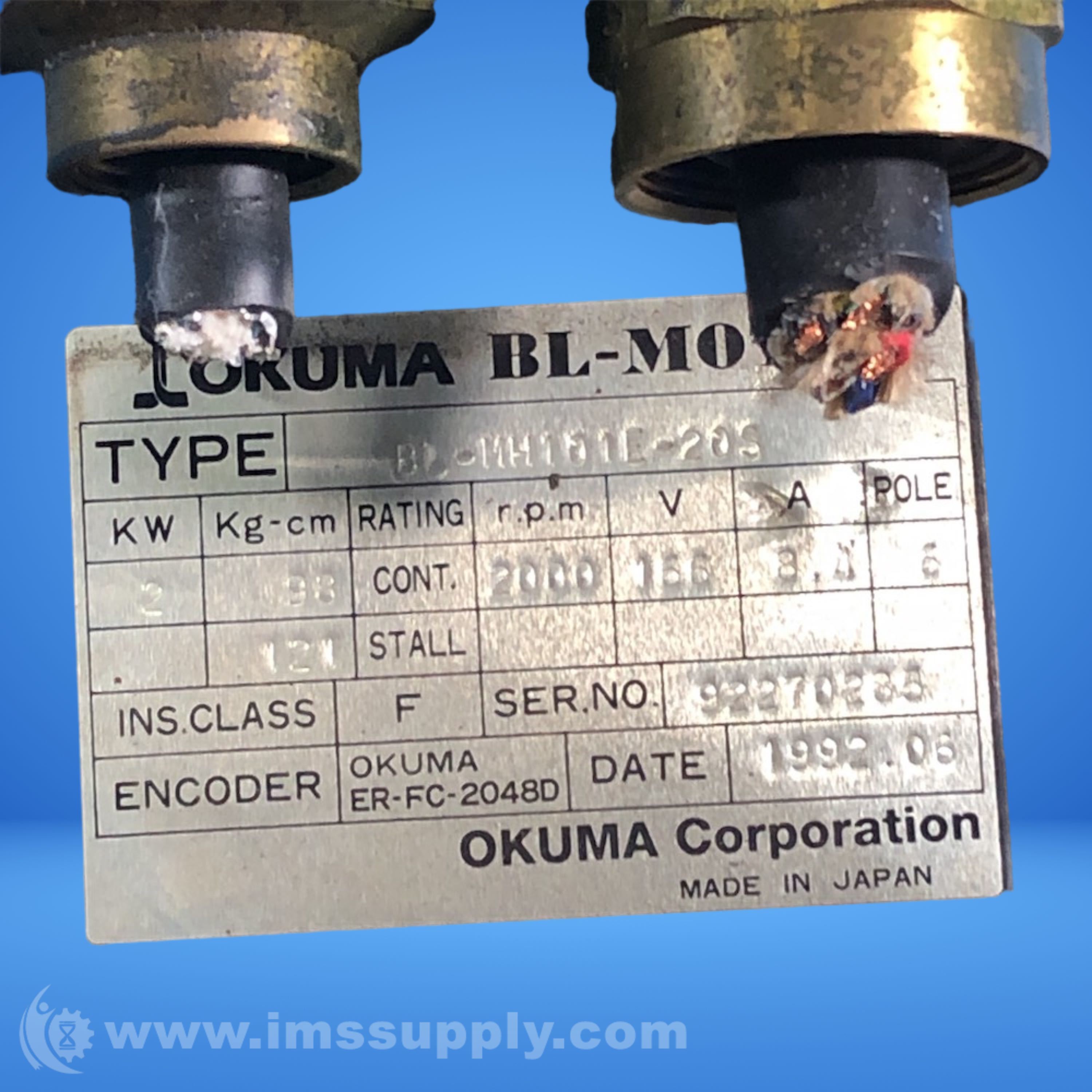 Okuma BL-MH101E-20S - IMS Supply