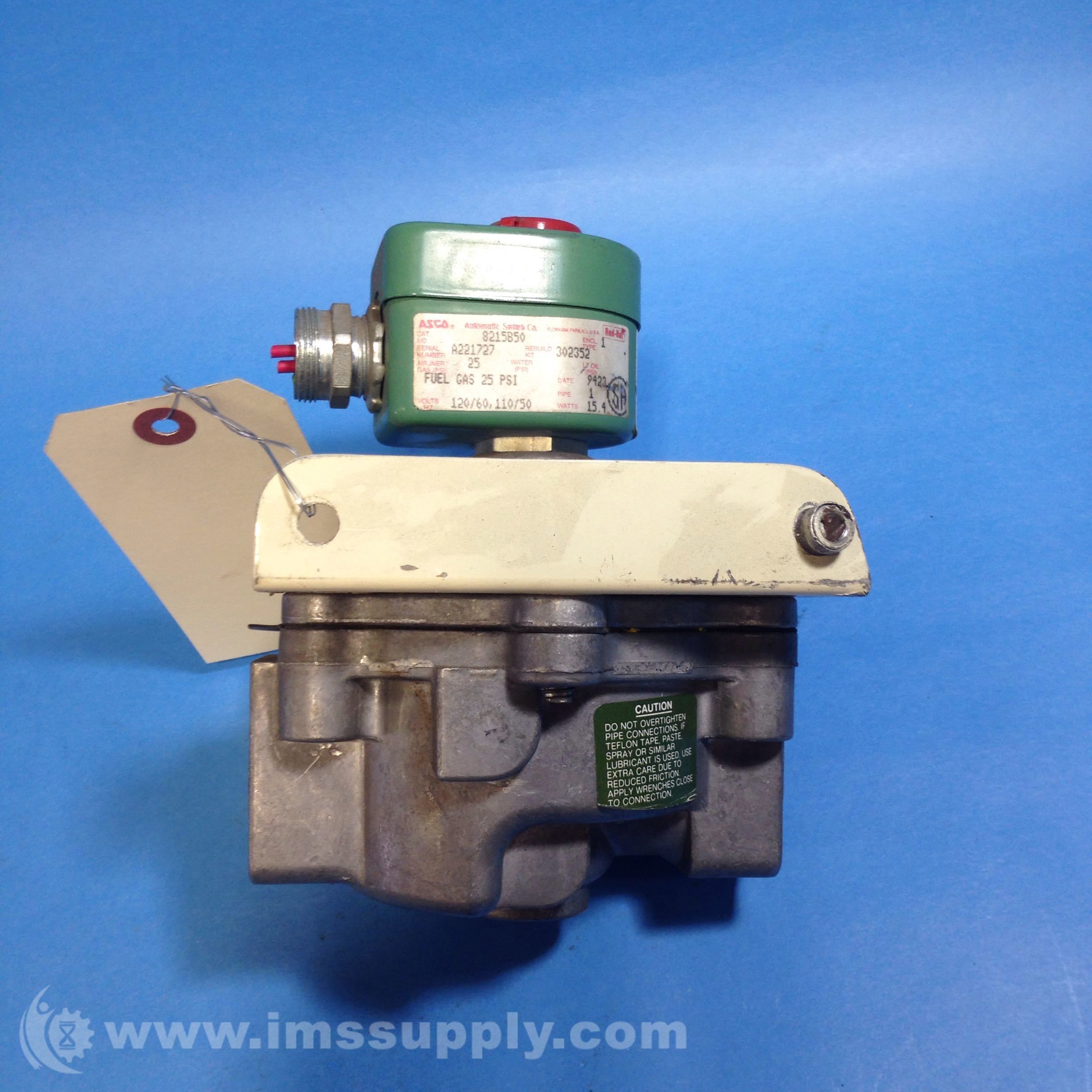 Asco 8215B50 Solenoid Valve 2Way 120V/60HZ - IMS Supply