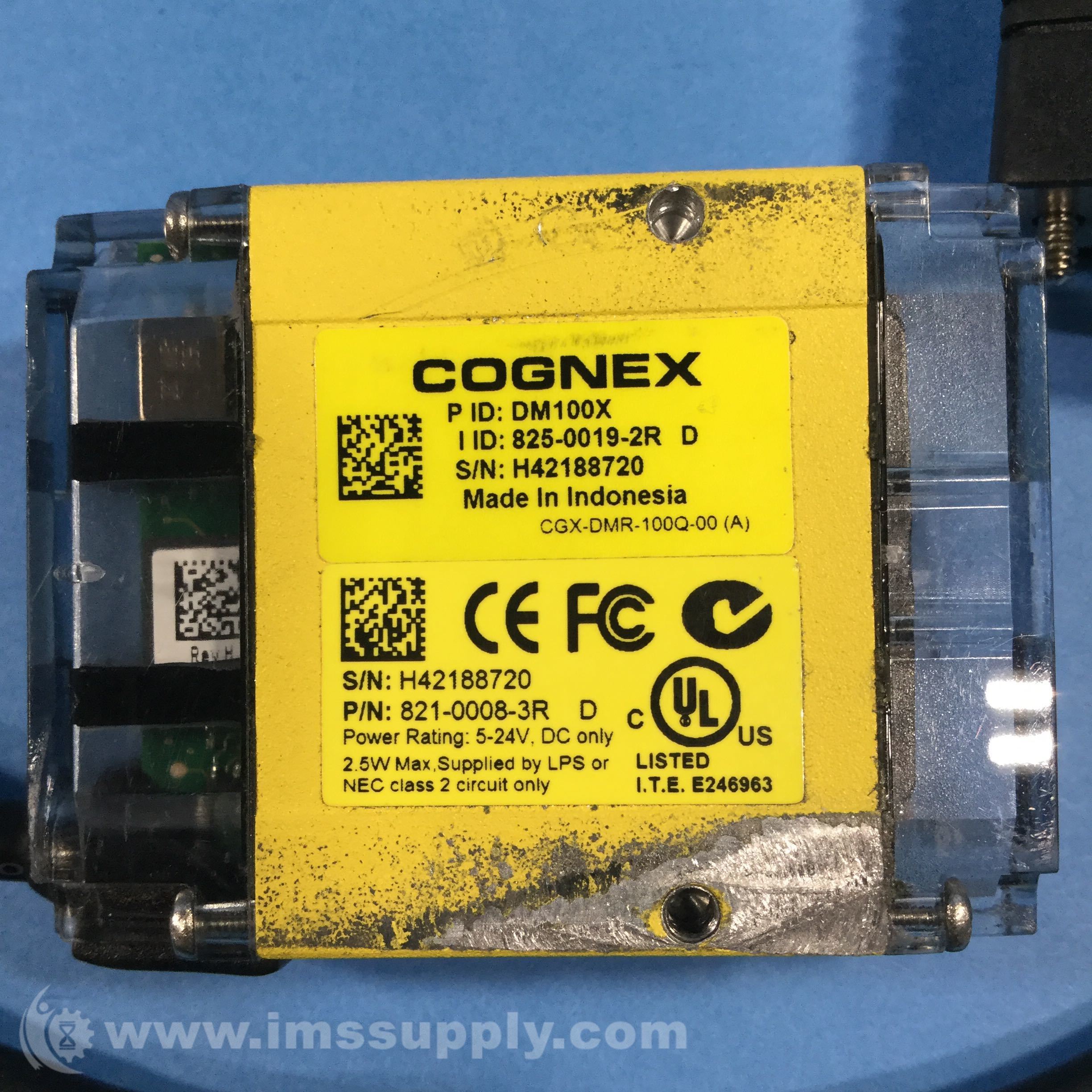 Cognex 821-0008-3R DataMan 100 Barcode Reader, IDQuick LED - IMS Supply
