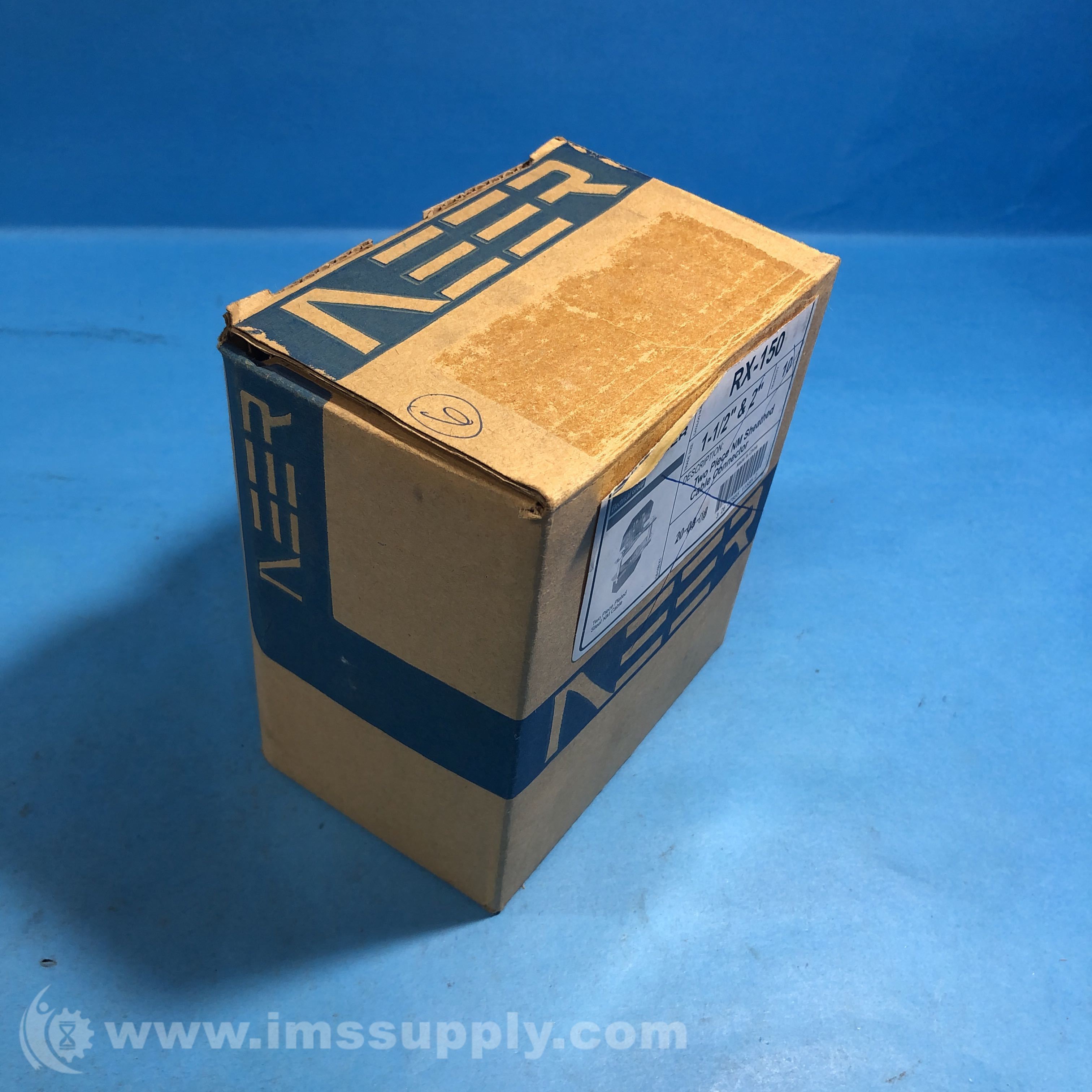 Egs RX-150 Box of 10 Two Piece NM Sheathed Cable Connectors - IMS Supply