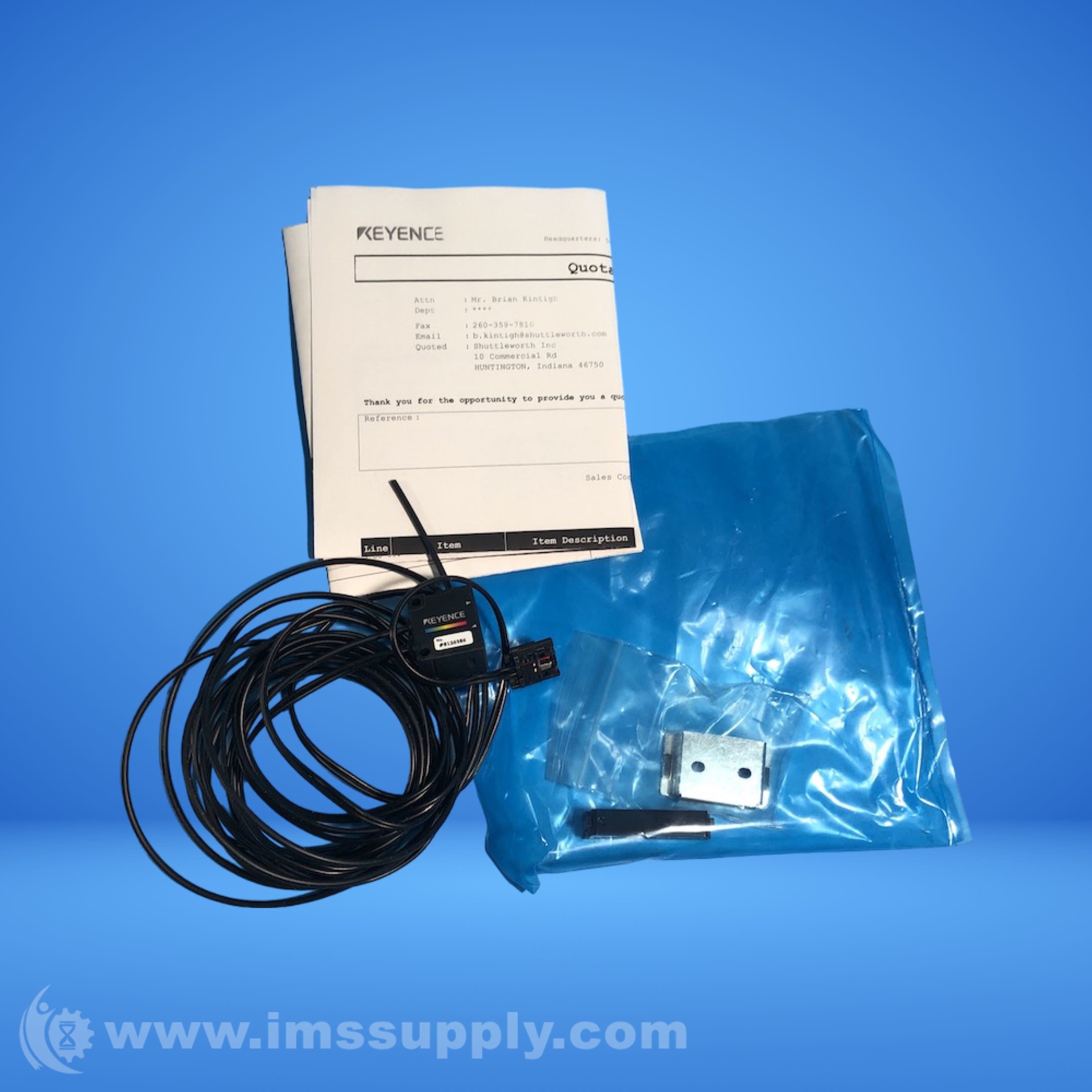 Keyence CZ-H32 Reflective Sensor Head, Variable Spot - IMS Supply