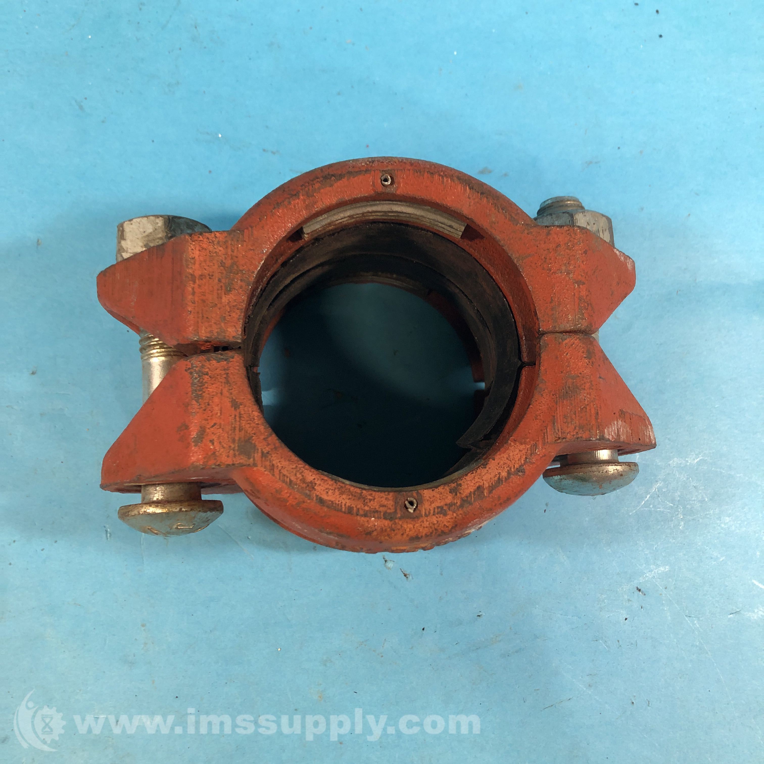 Victaulic Style 99 2-1/2 in. Orange Carbon Steel Coupling - IMS Supply