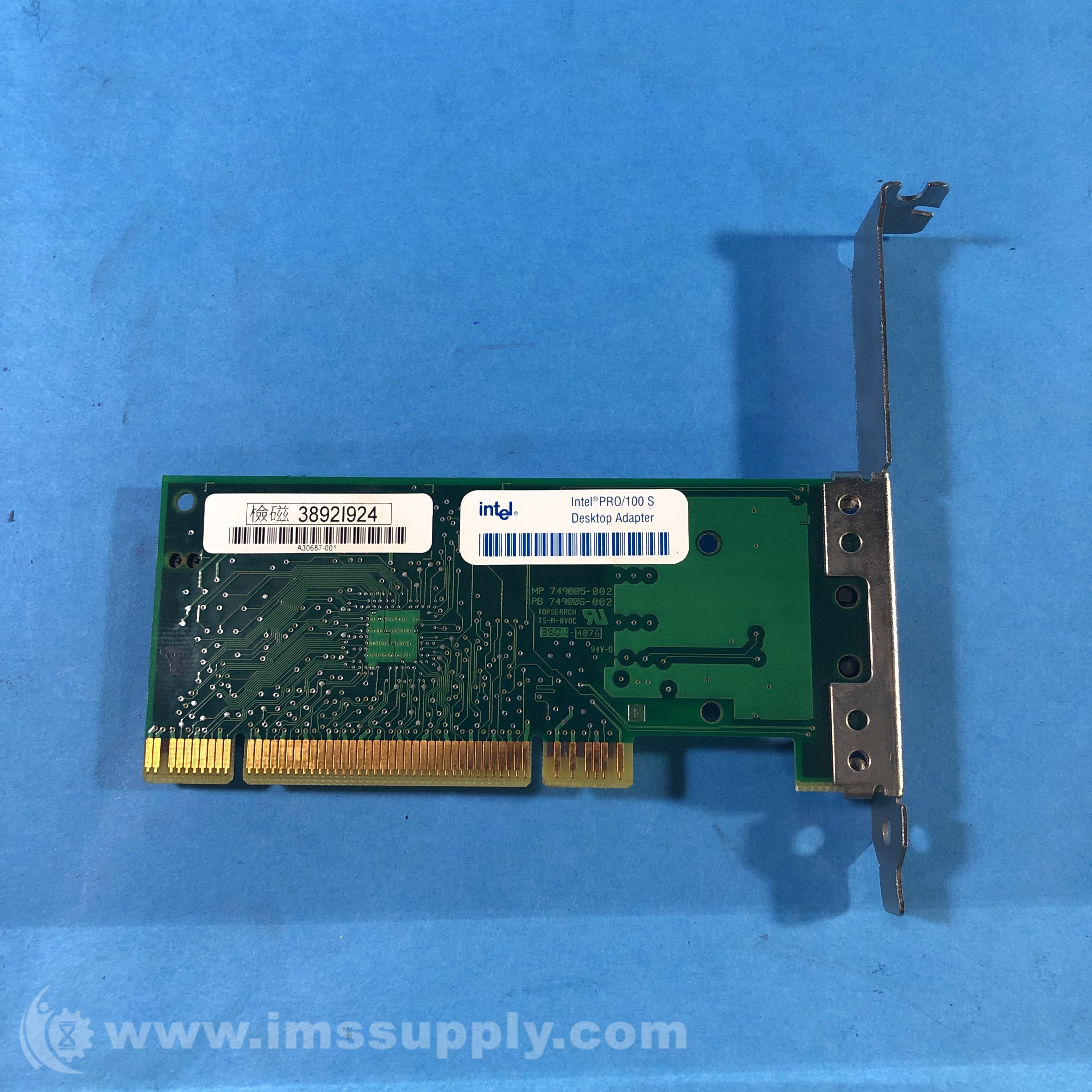 Intel PRO/100S Desktop Ethernet PCI Card - IMS Supply
