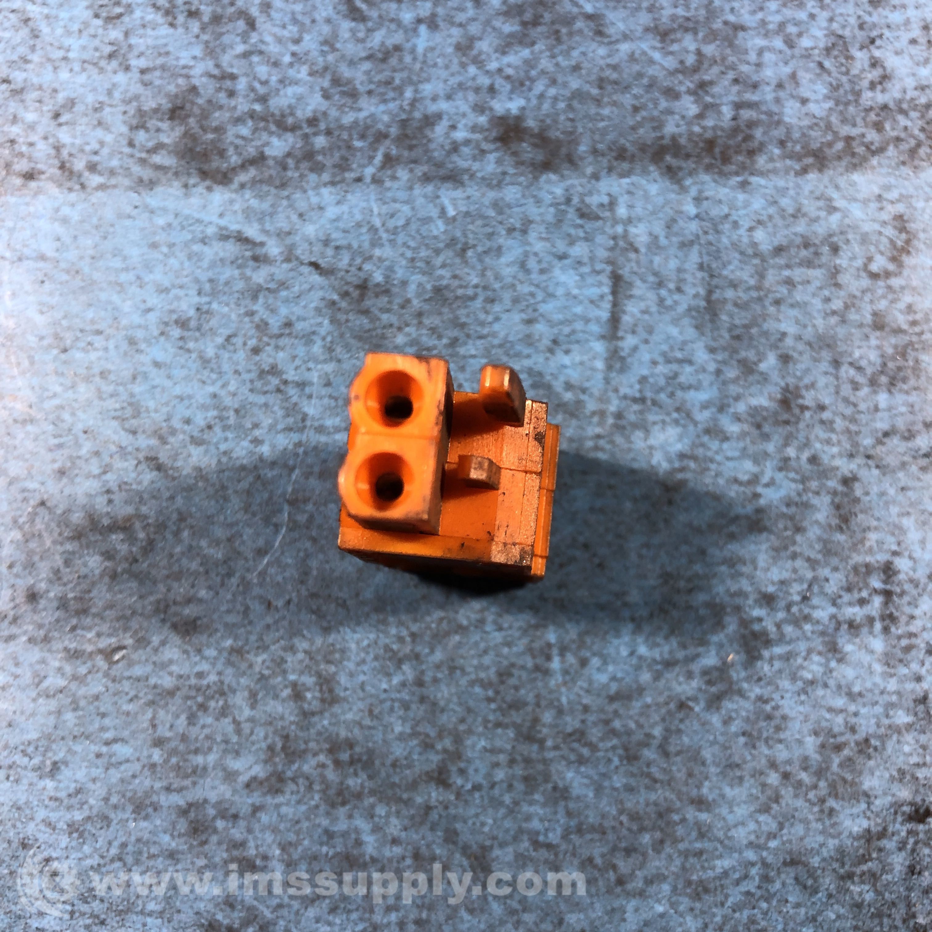 Wago 2-Pole Orange Plug Connector - IMS Supply