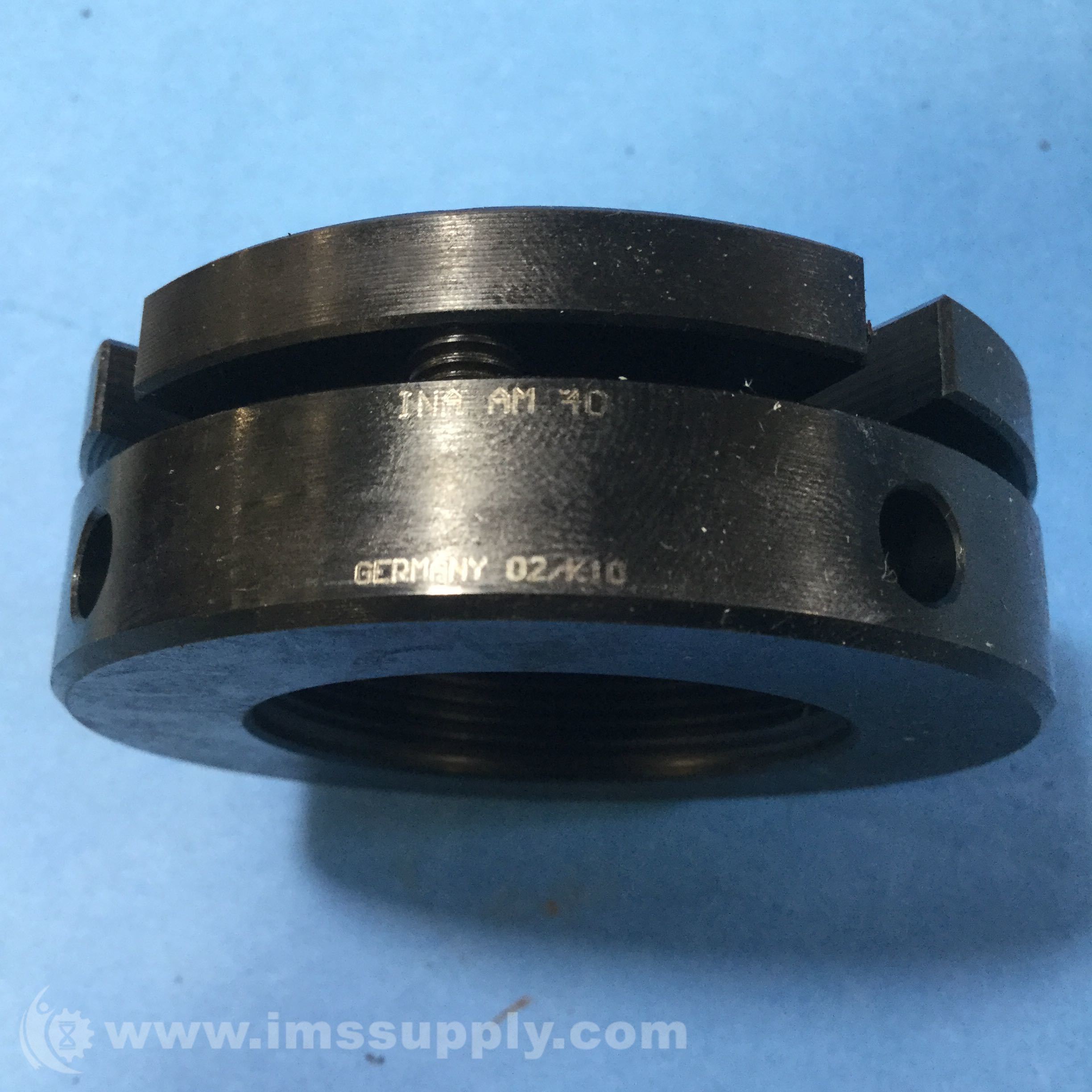 Ina AM40 Rolling Bearing, Metal Locknut - IMS Supply