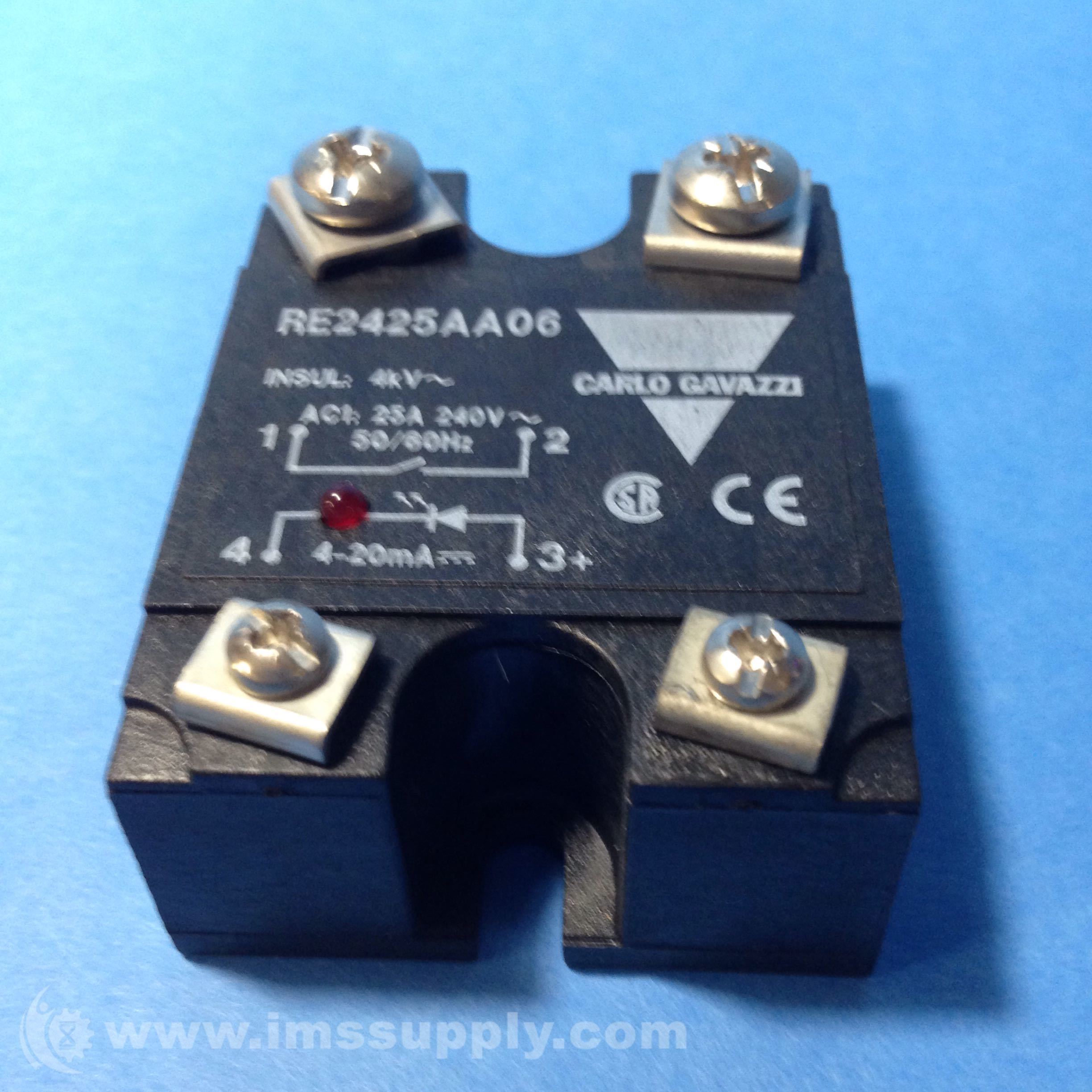 Carlo Gavazzi RE2425AA06 Relay - IMS Supply