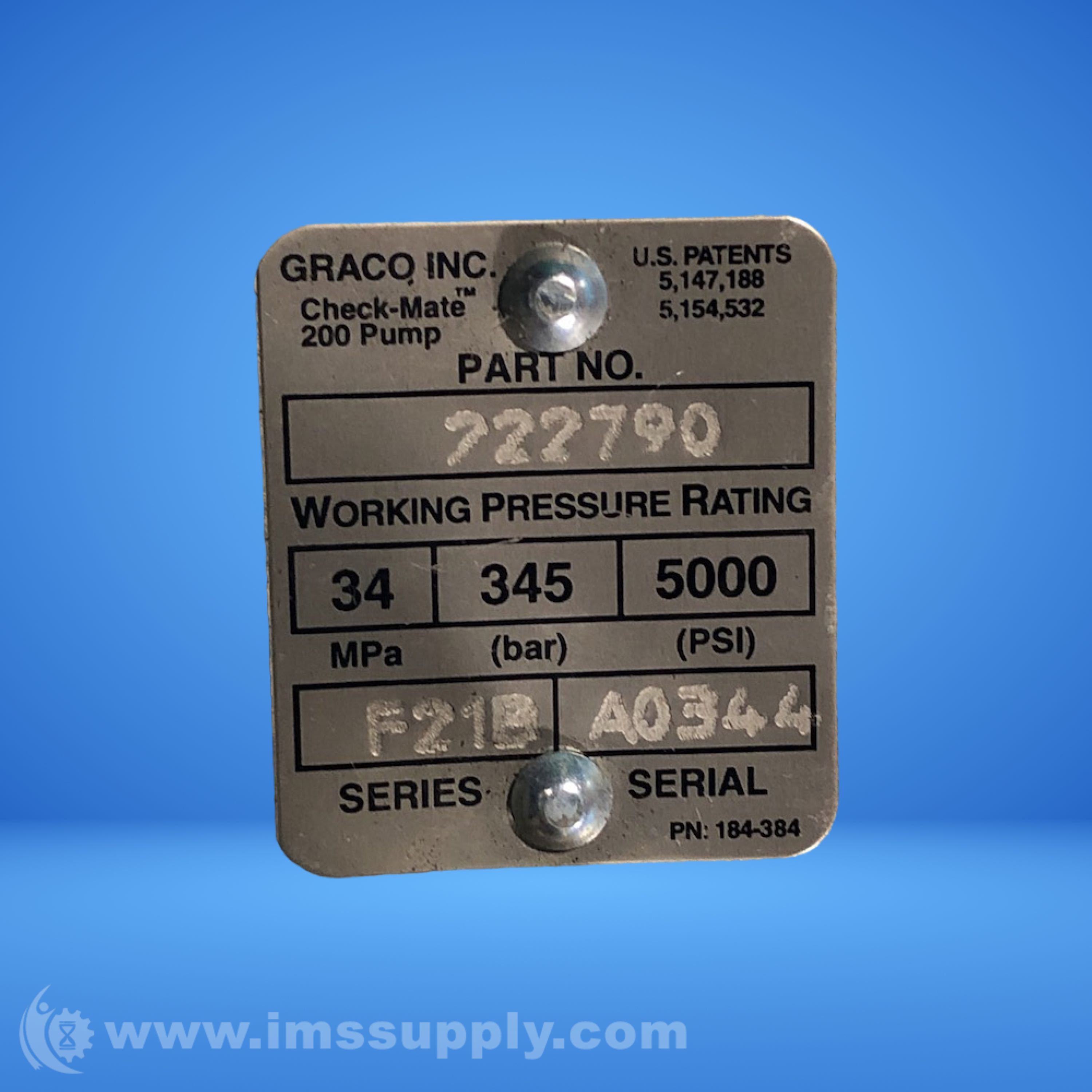 Graco 222790 - IMS Supply