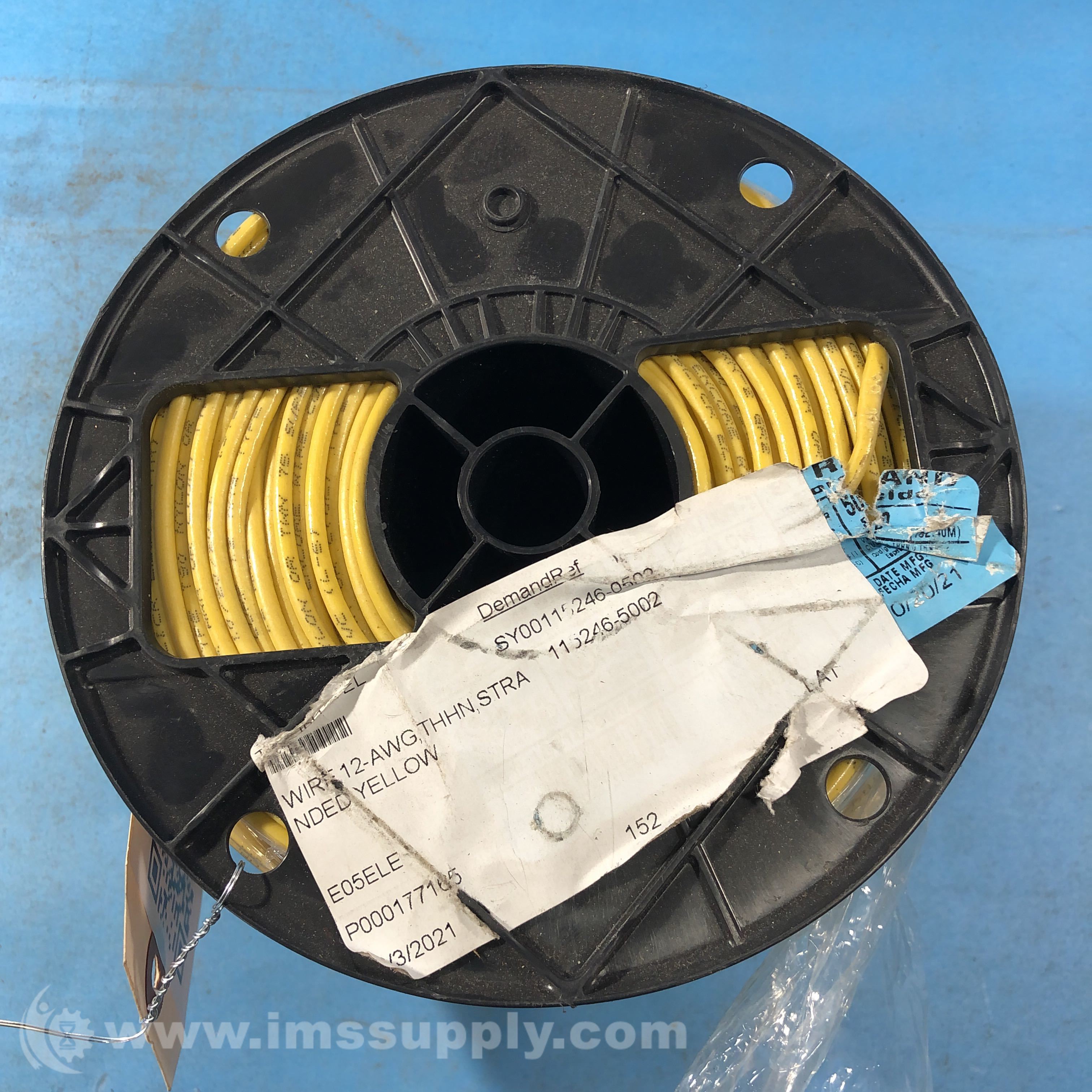 Encore Wire 12-AWG THHN Yellow Stranded Wire - IMS Supply