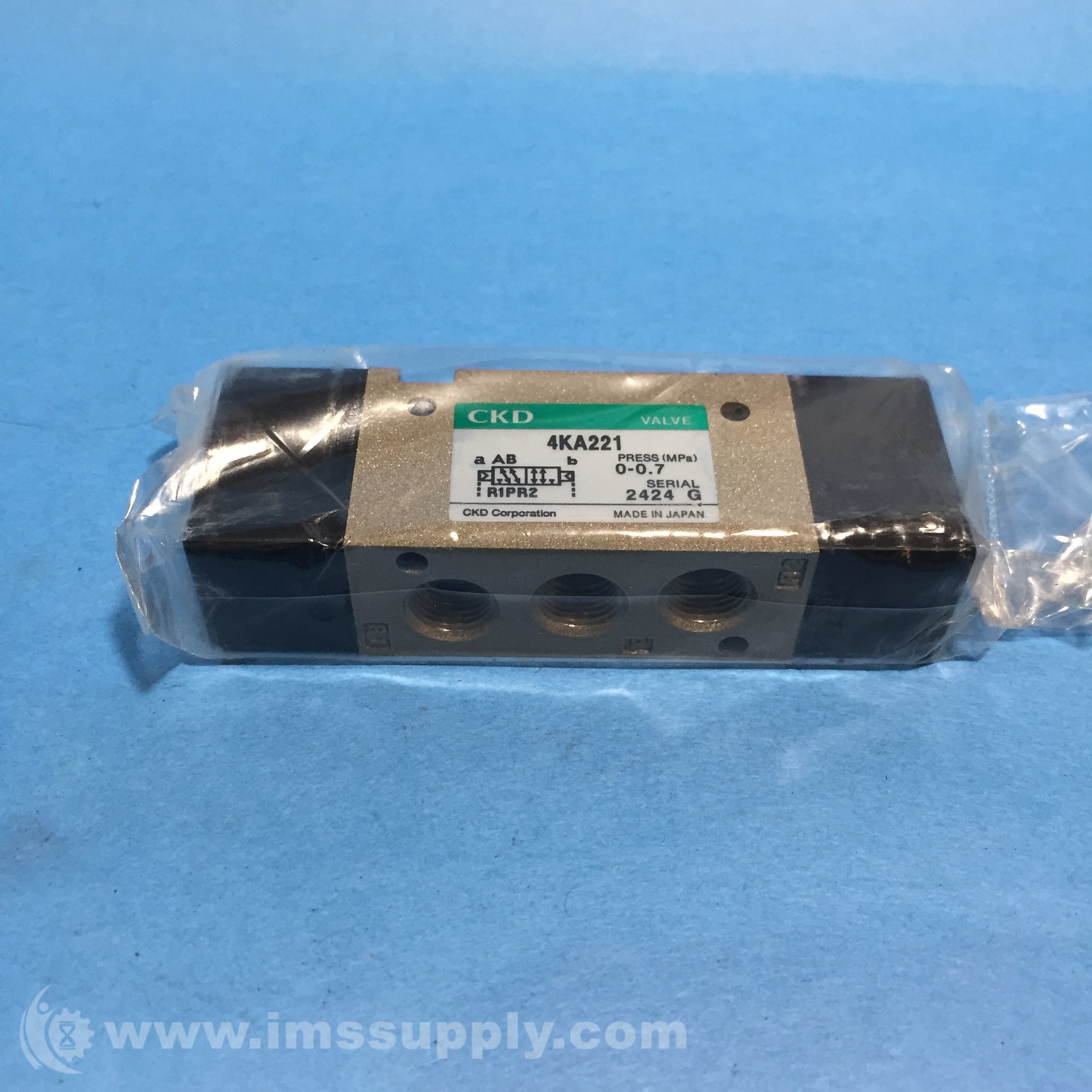 CKD 4KA221-06 4KA1 Series Pilot Operated Soft Spool Valve - IMS Supply