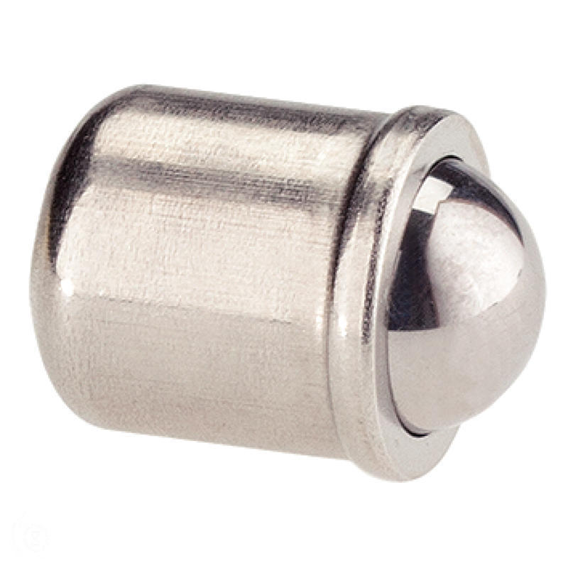 Halder 22080.0003 Spring Plunger Smooth with Collar and Ball - IMS Supply