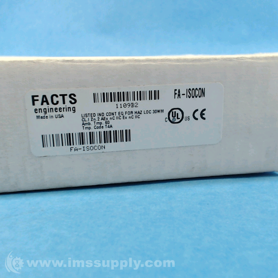 Facts Engineering FA-ISOCON Isolated Network Adapter FNOB - IMS Supply