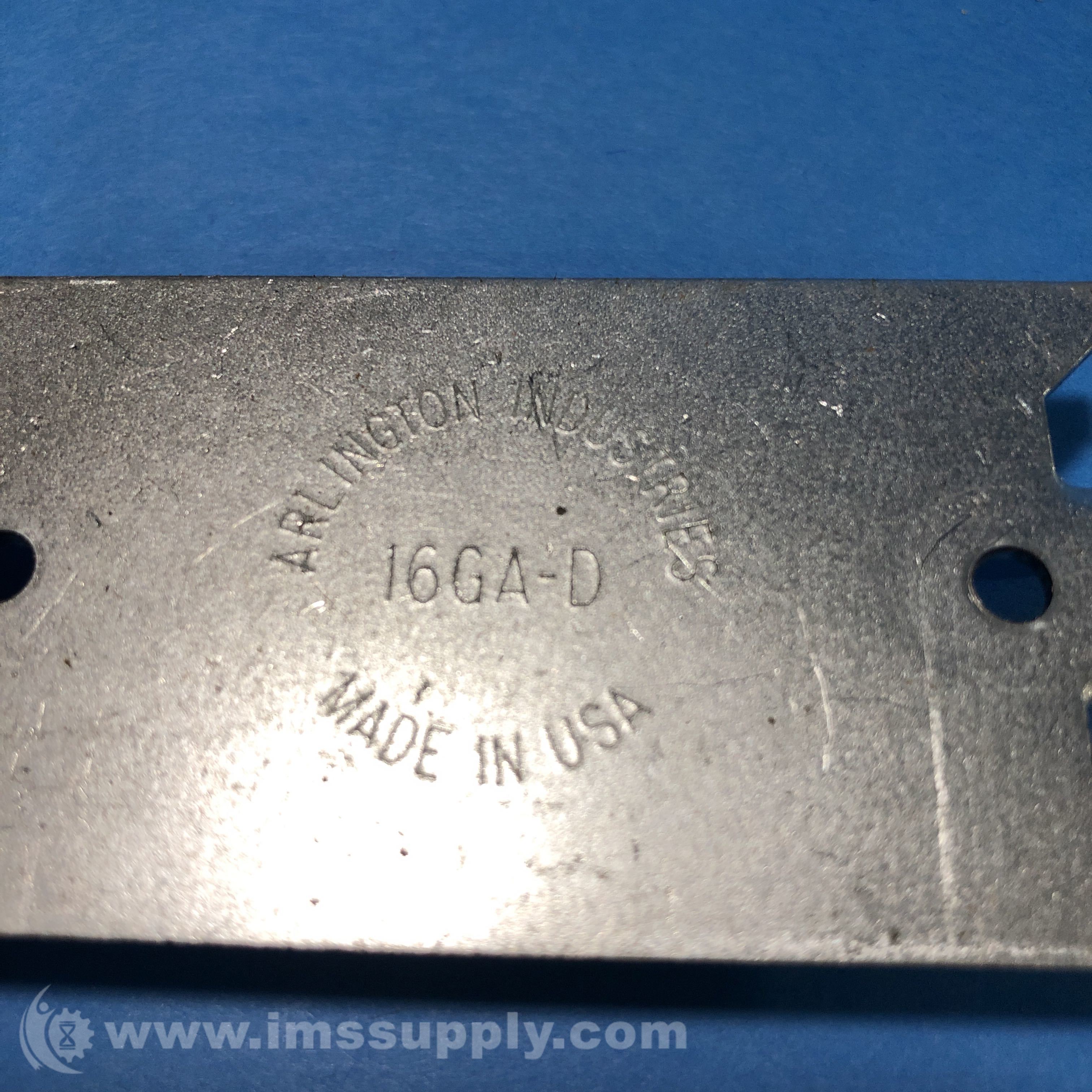 Arlington 16GA-D Self Nailed Stud Guard with 2 Holes Centered - IMS Supply