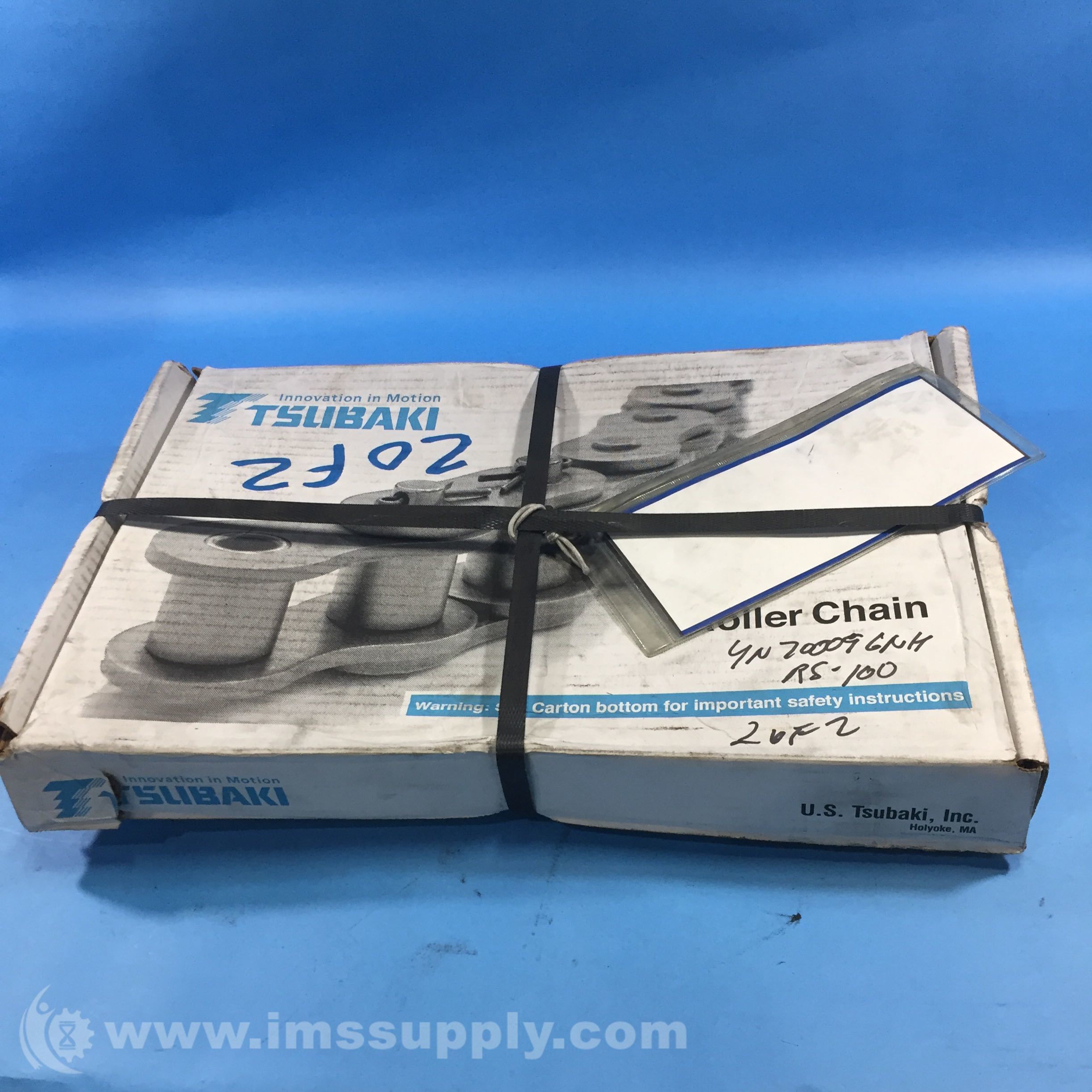 Tsubaki RS100 RIV Length: 10 Feet Roller Chain - IMS Supply