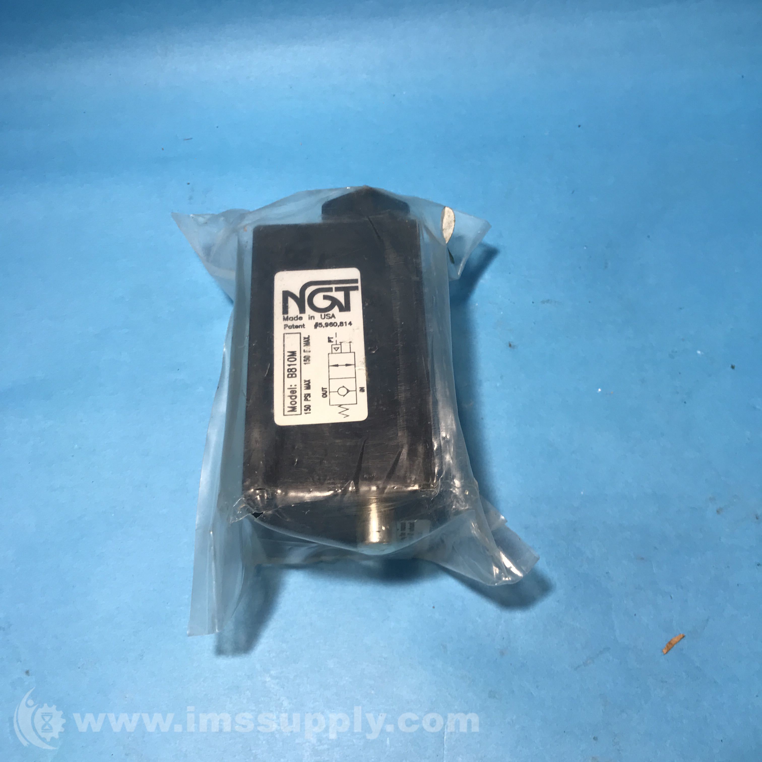 Ngt B810M Balanced Pilot Operated Check Valve 1/2 NPTF, 150PSI - IMS Supply