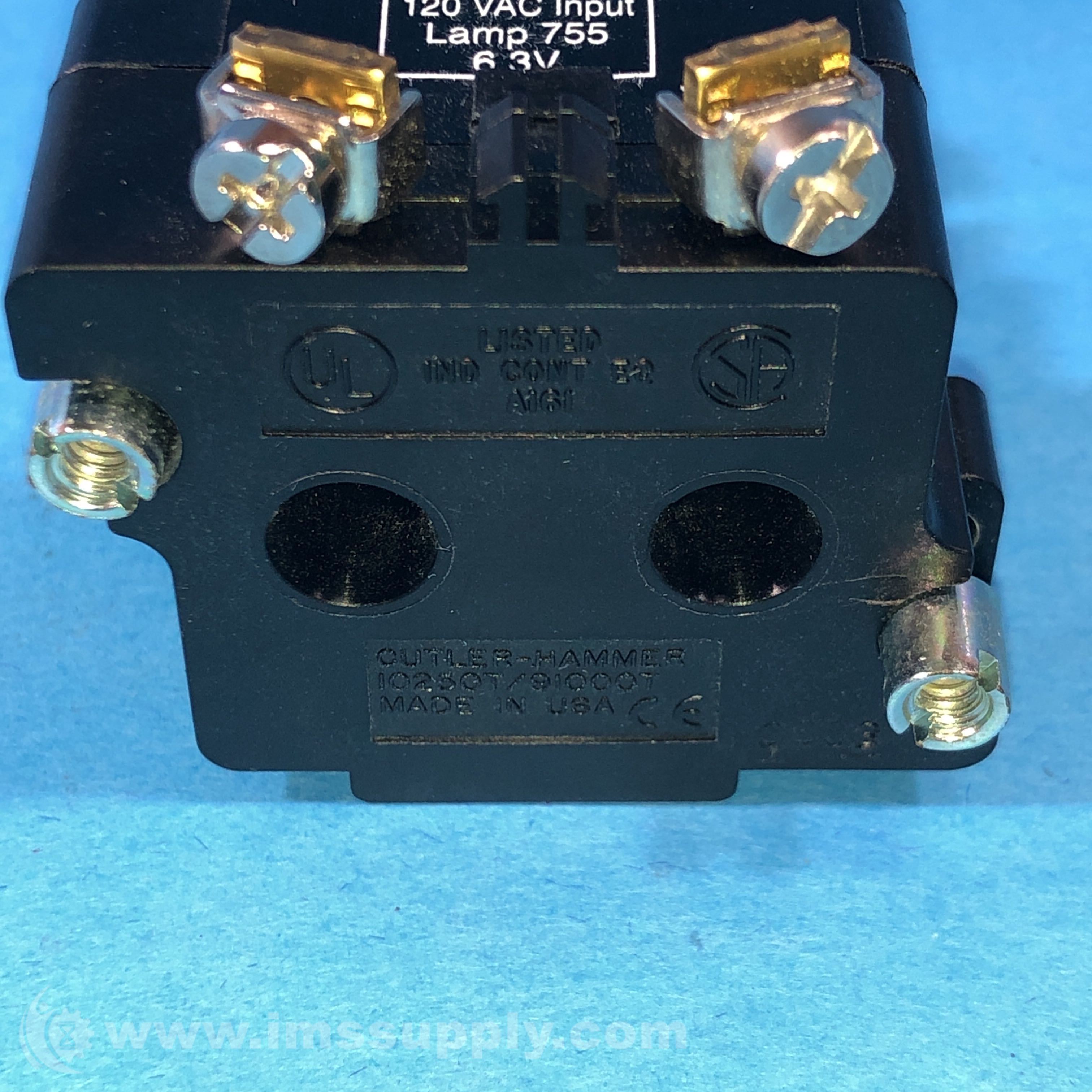 Eaton Corporation 10250T/91000T Pushbutton Contact Block - IMS Supply