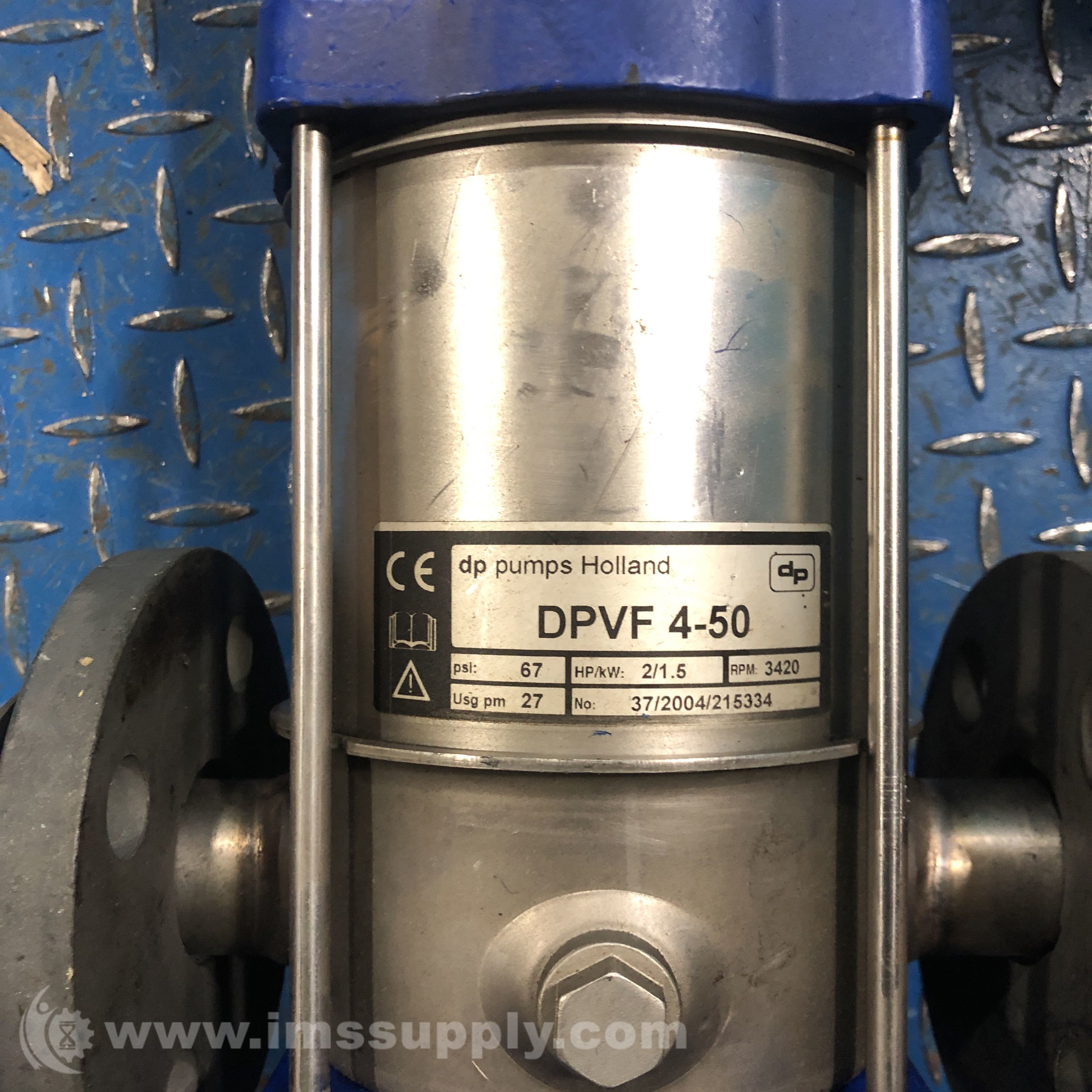 DP-Pumps DPVF4-50 Vertical Multi-stage Centrifugal Pump - IMS Supply