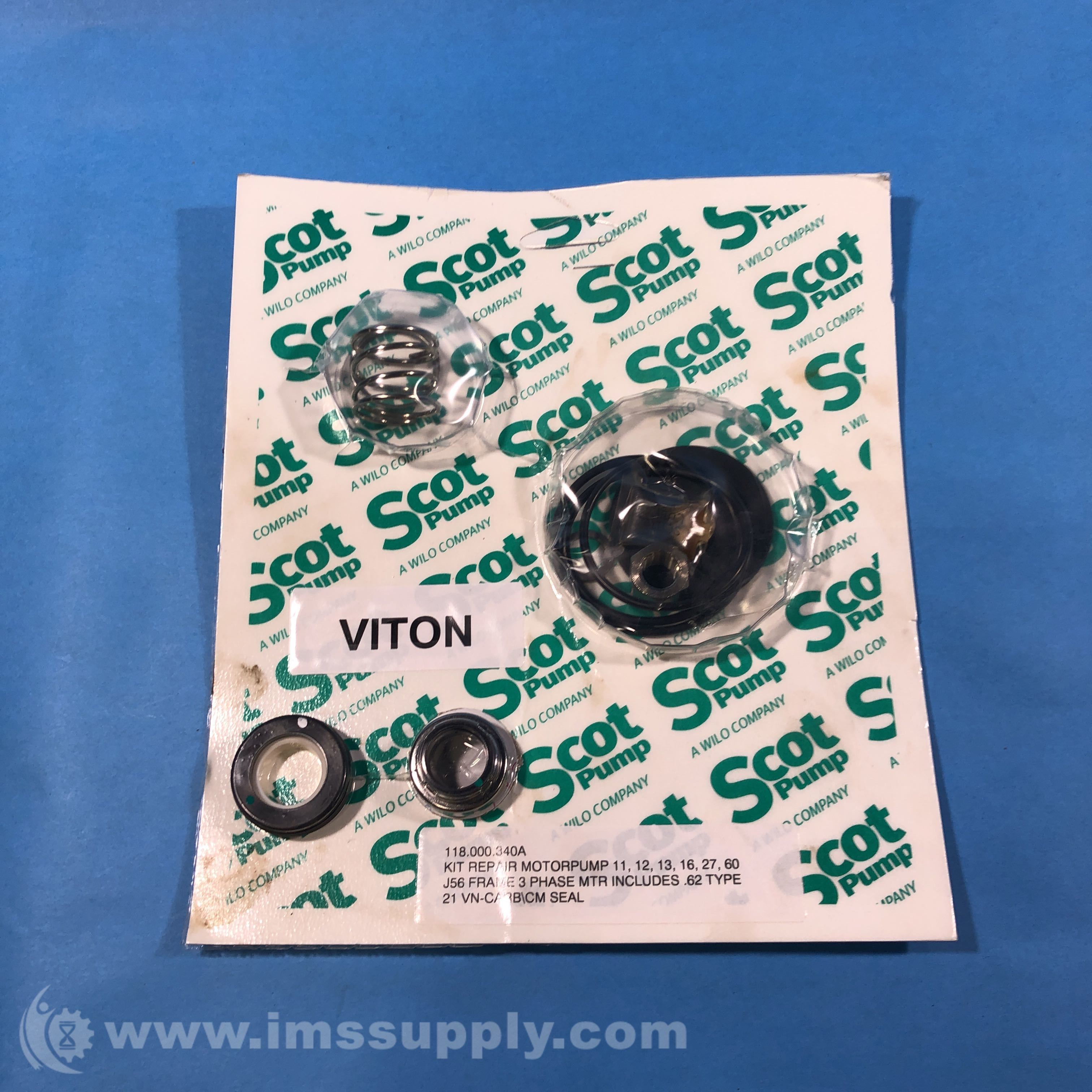 SCOT Pump 118.000.340A Repair Kit - IMS Supply